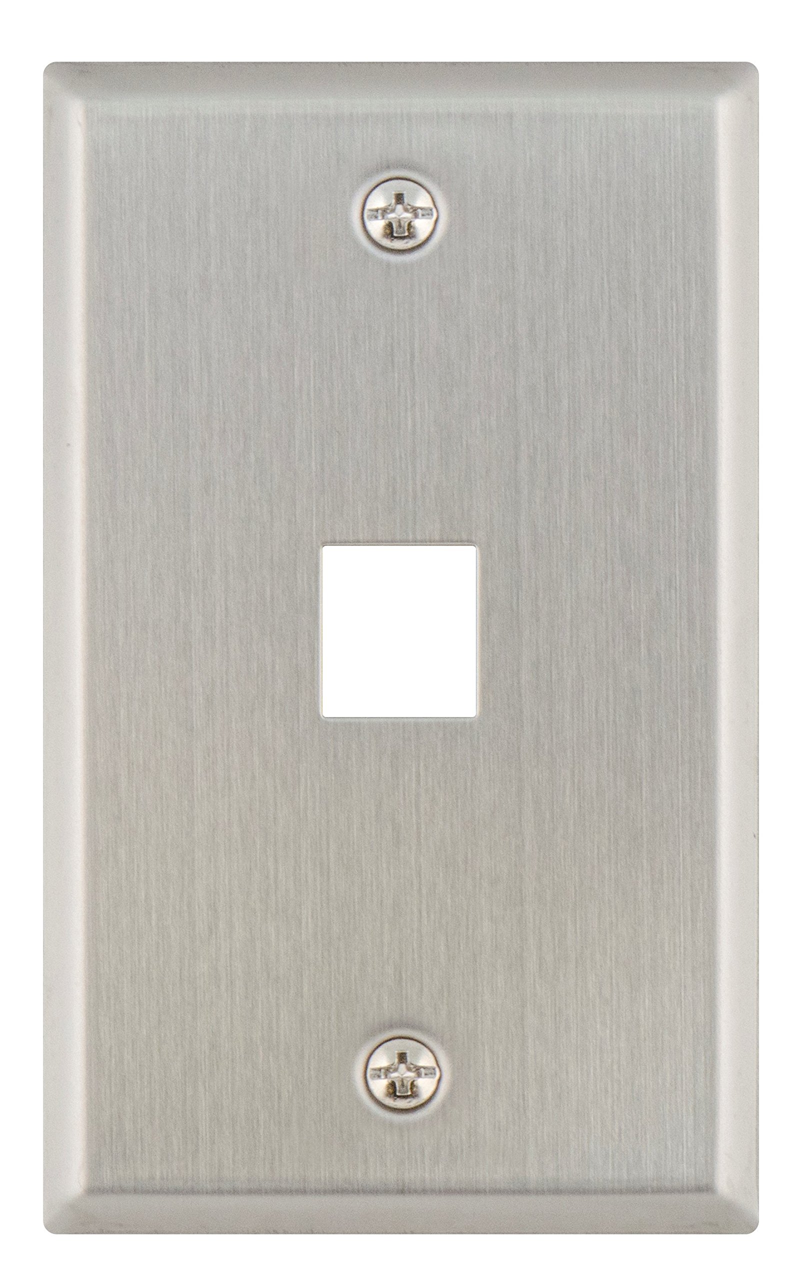 Legrand - OnQ 1 Port Wall Plate, Single Gang Wall Plate, Screw In ...