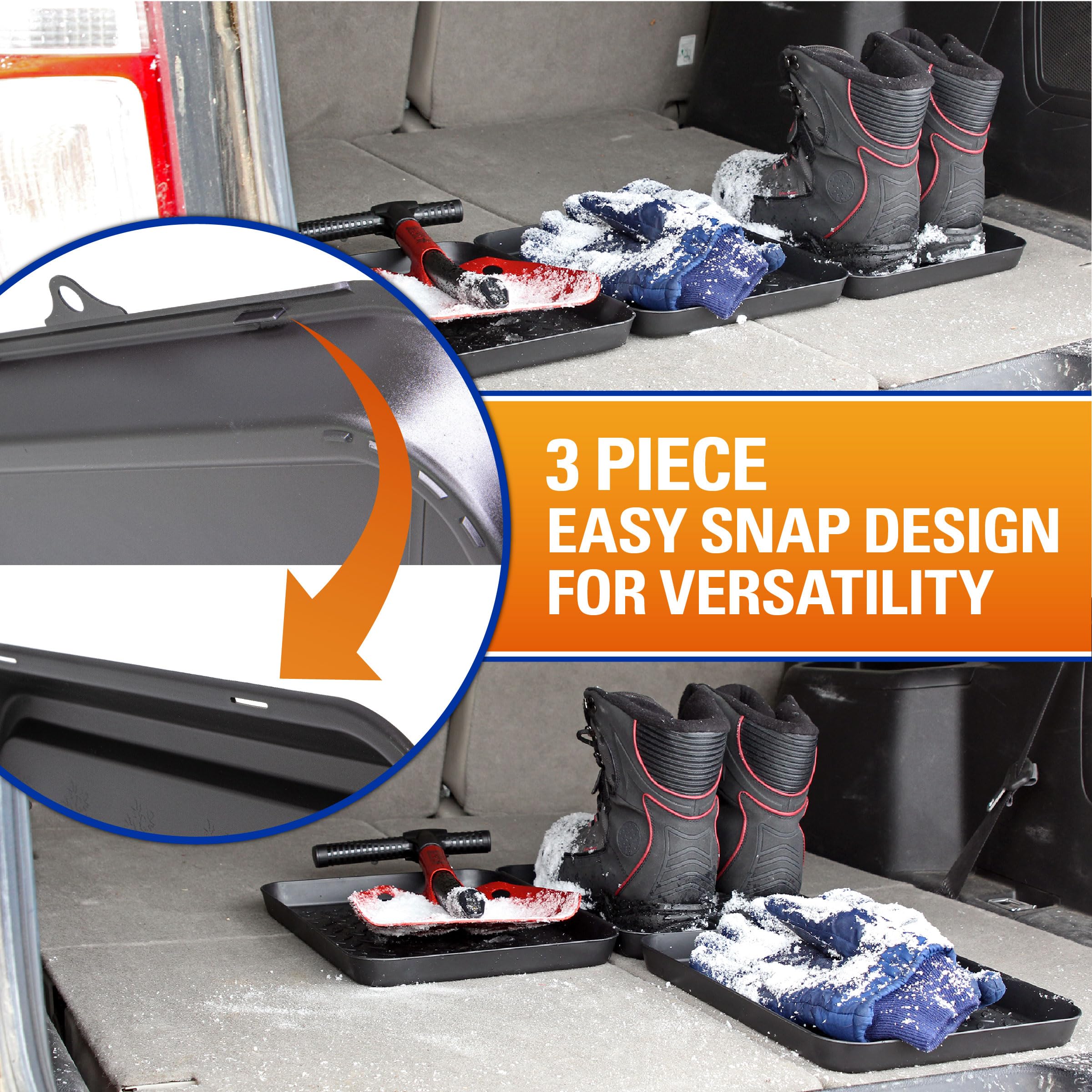 Snapklik.com : SubZero 12555 Customizable Winter Boot Tray