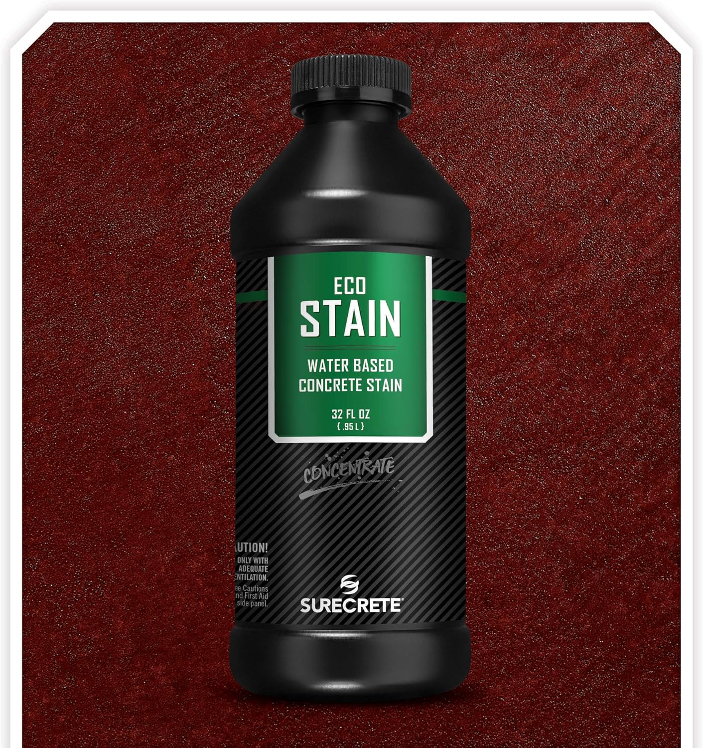 Surecrete EcoStain Water-Based Concrete Stain - 32 Ounce Concentrate ...