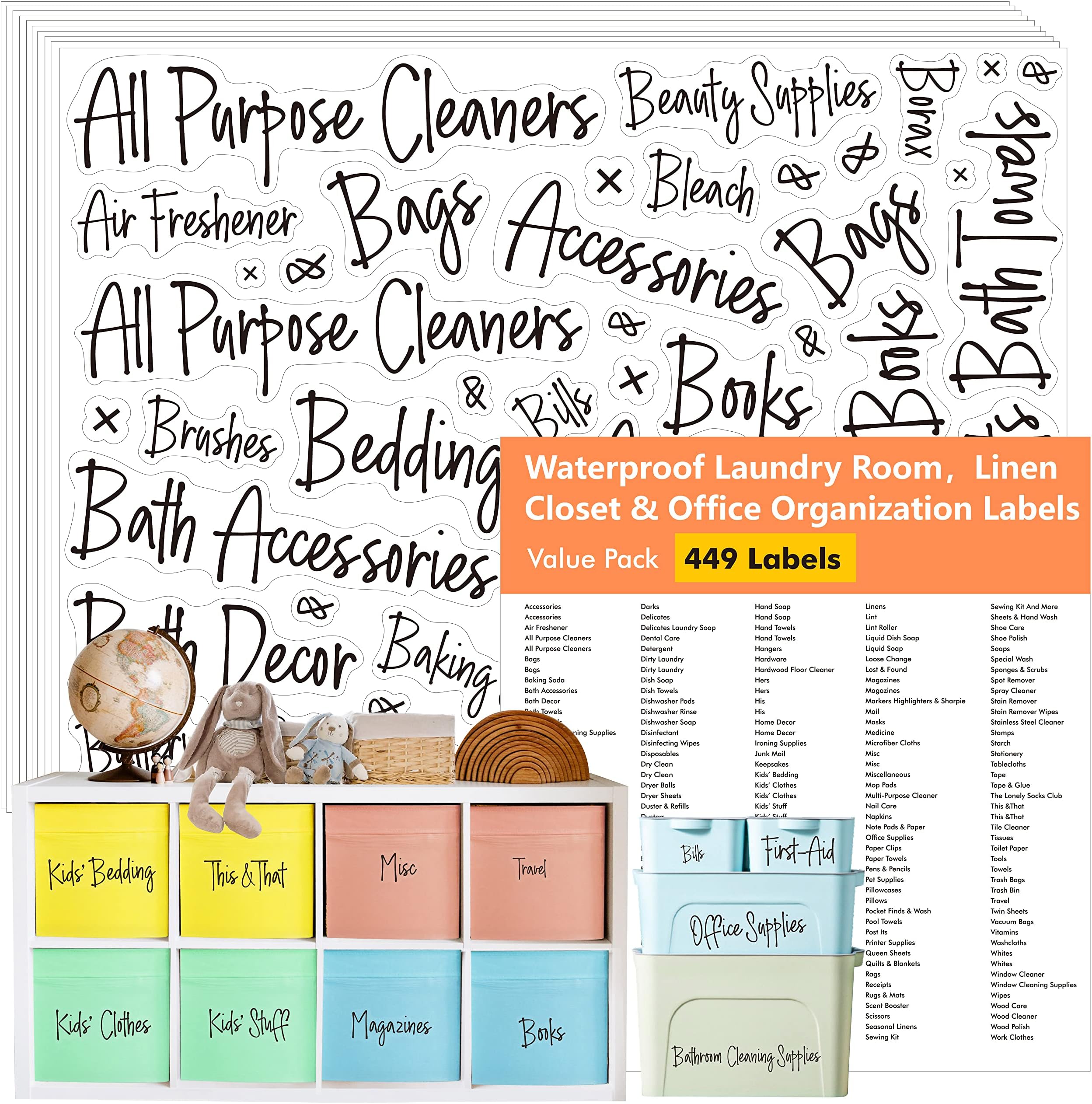 Amazon.com: Arttop Removable Clothing label Decal For Wardrobe Clothing ...