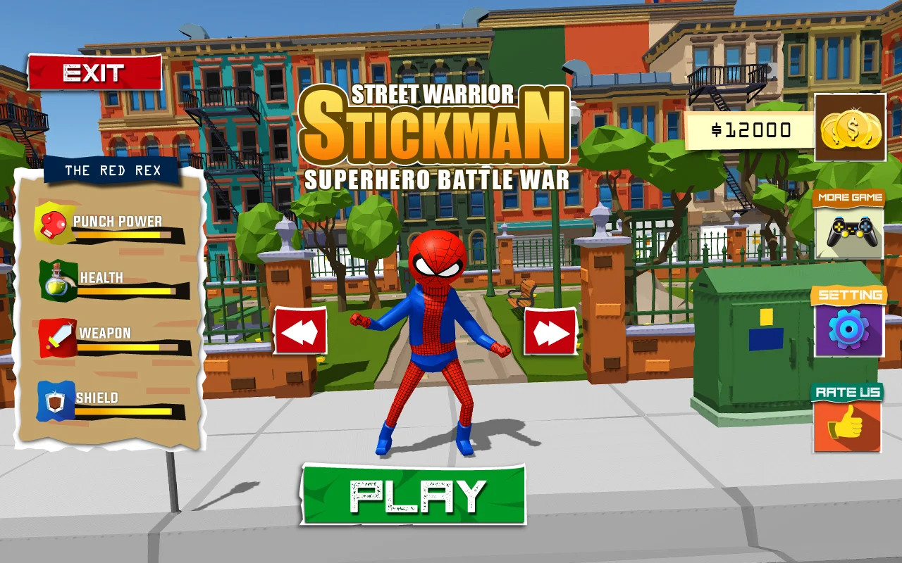 Stickman Hero Fight 3D Battle: Real Open World Gangster Fighting Game ...