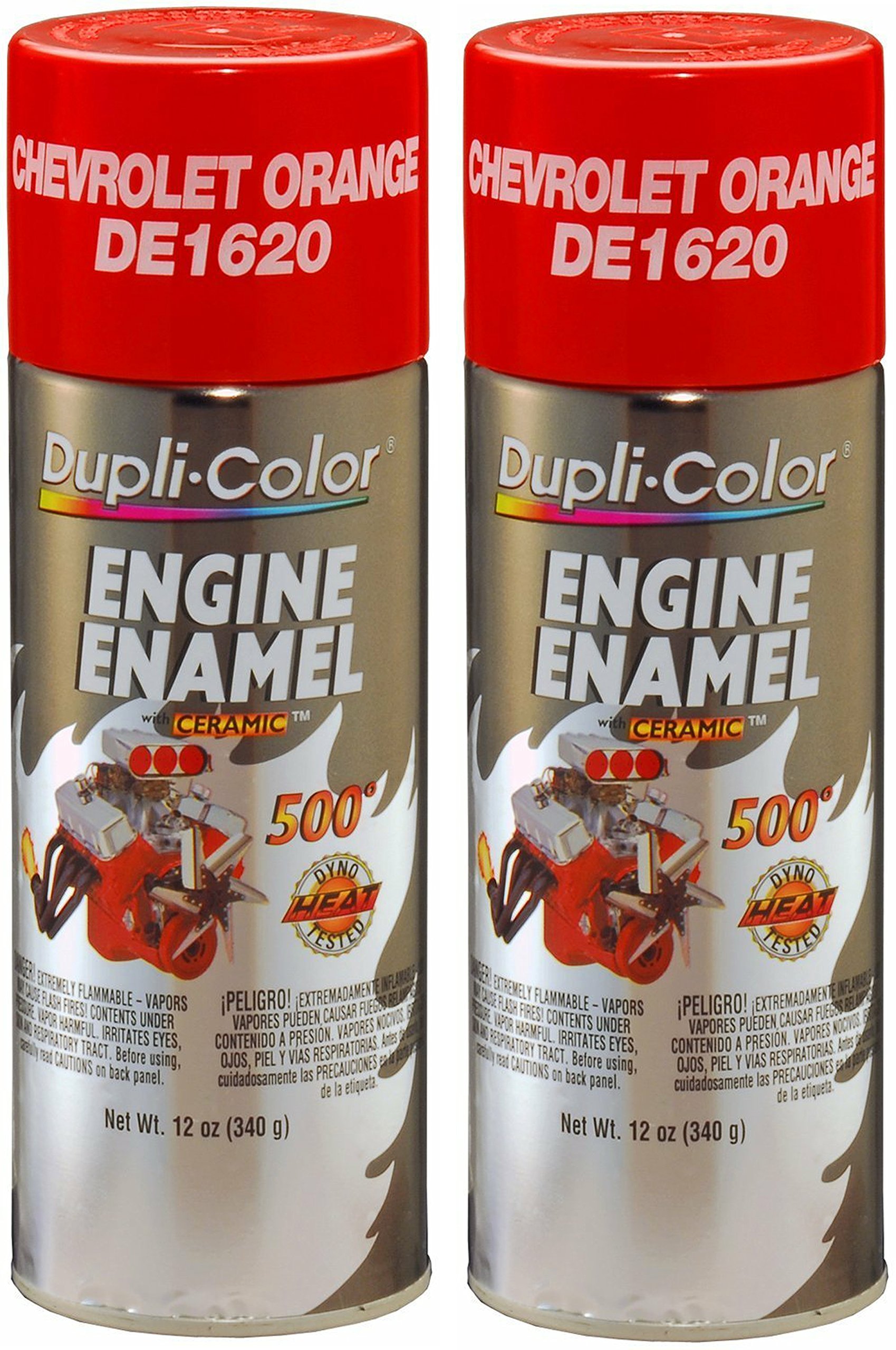 Buy Dupli-Color DE1620 Chevrolet Orange Engine Enamel with Ceramic 12 ...