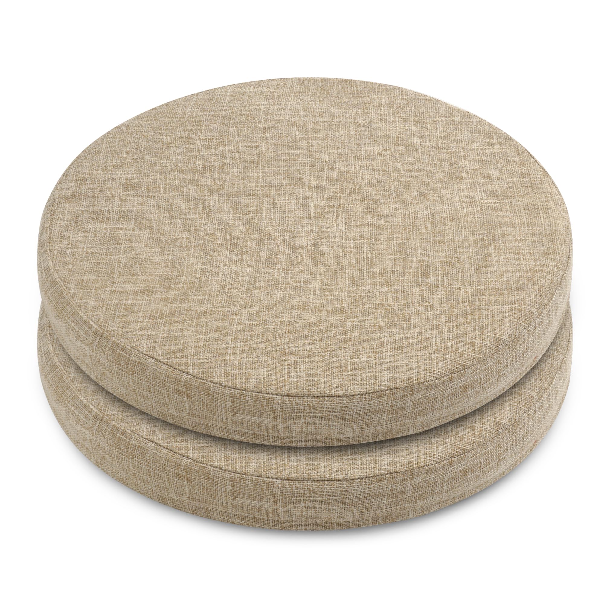 Amazon.com: ELFJOY Round Chair Cushions for Dining Chairs Non Slip High ...