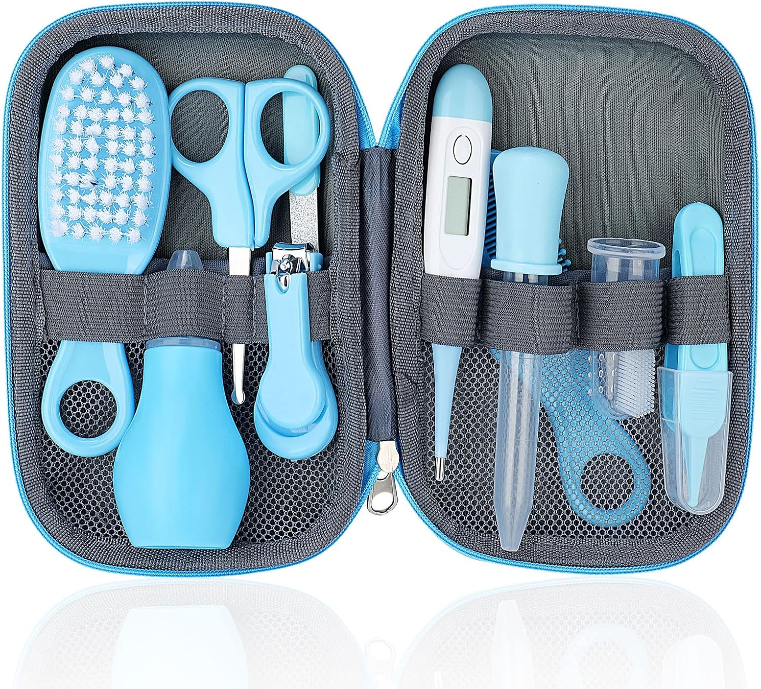 Baby Grooming Kit, 10 Pcs Newborn Healthcare Accessories, Portable Baby ...