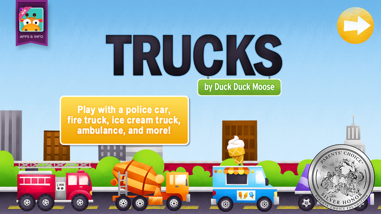 Trucks - by Duck Duck Moose - App on Amazon Appstore