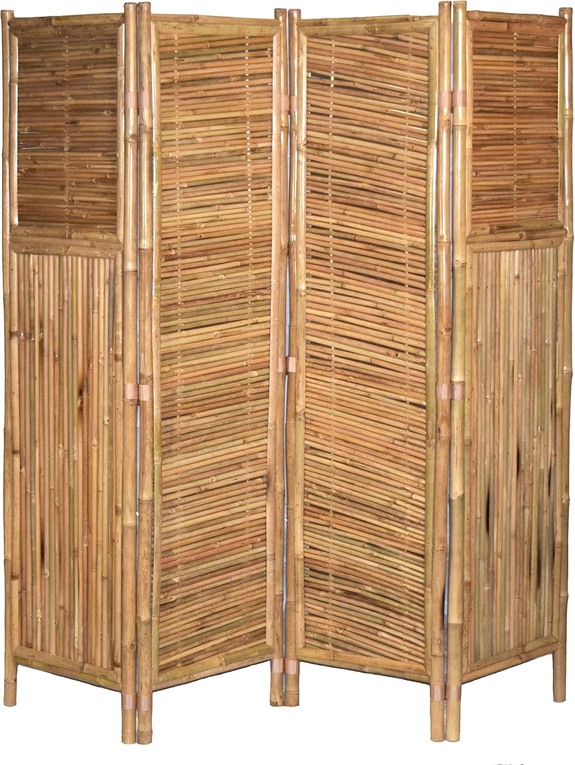 Amazon.com: Bamboo 54 4 Panel Middle Diagonal Bamboo Screen, 2" L x 72 ...