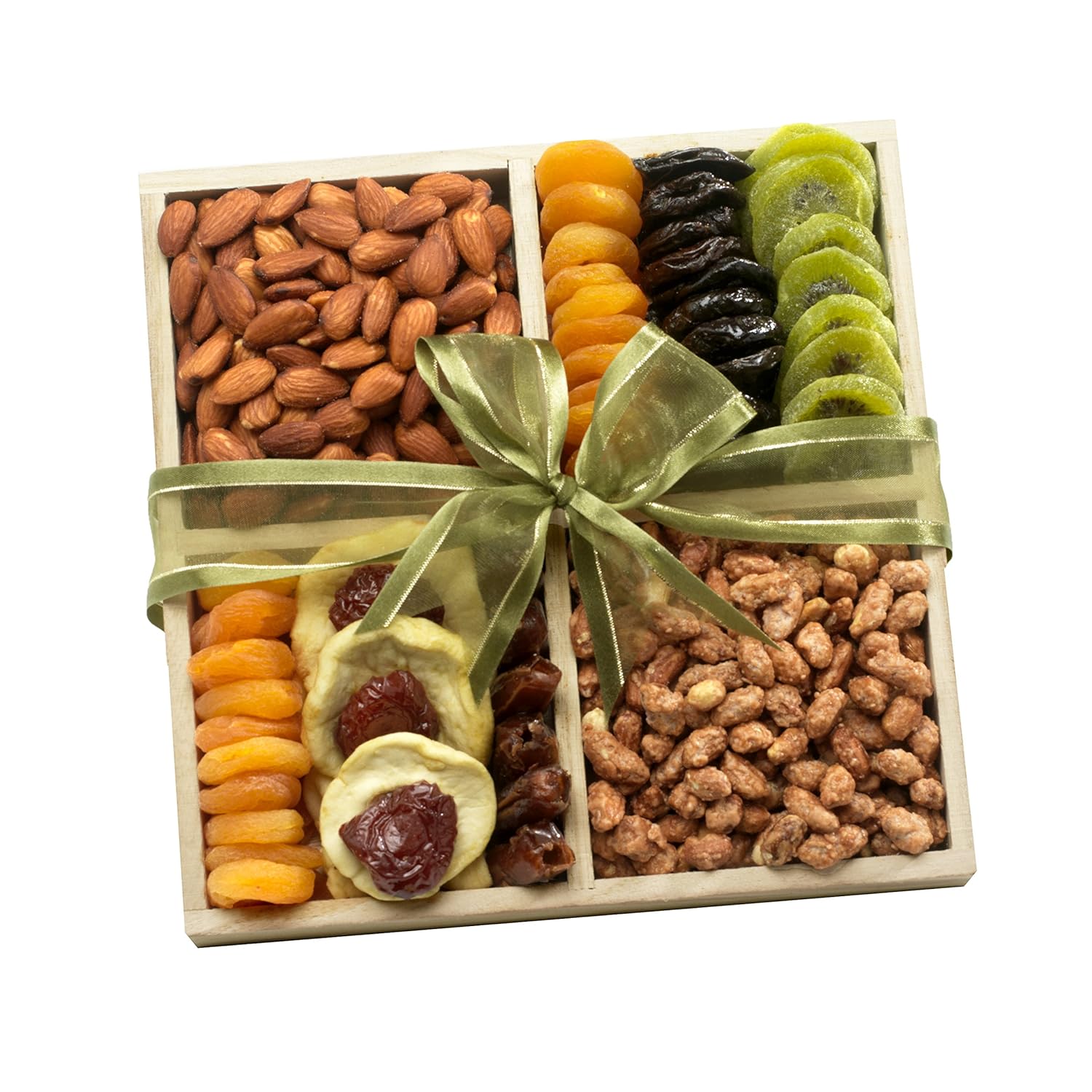 Amazon.com : Broadway Basketeers Fruit and Nut Crate Gift Tray ...