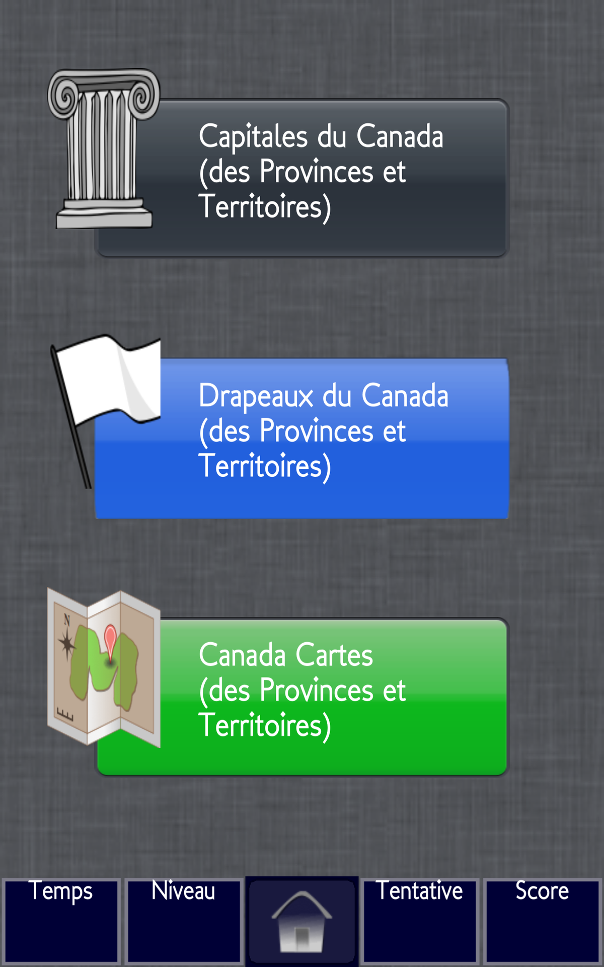 Canada Provinces Territoires Géographie Mémoire HD - Application sur ...
