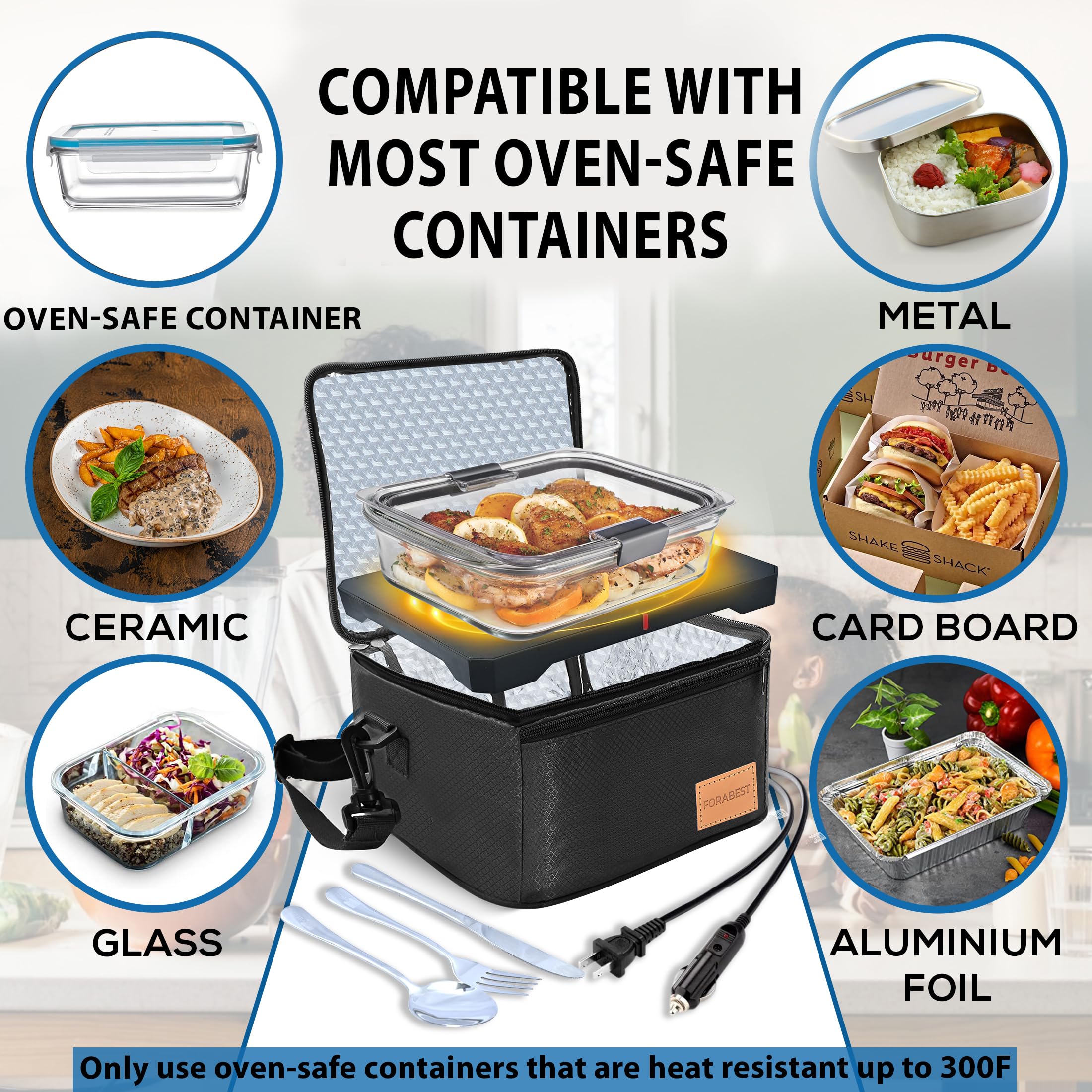 Camping Portable Oven GRUENERDE 12V Portable Car Oven - Personal & Slow ...