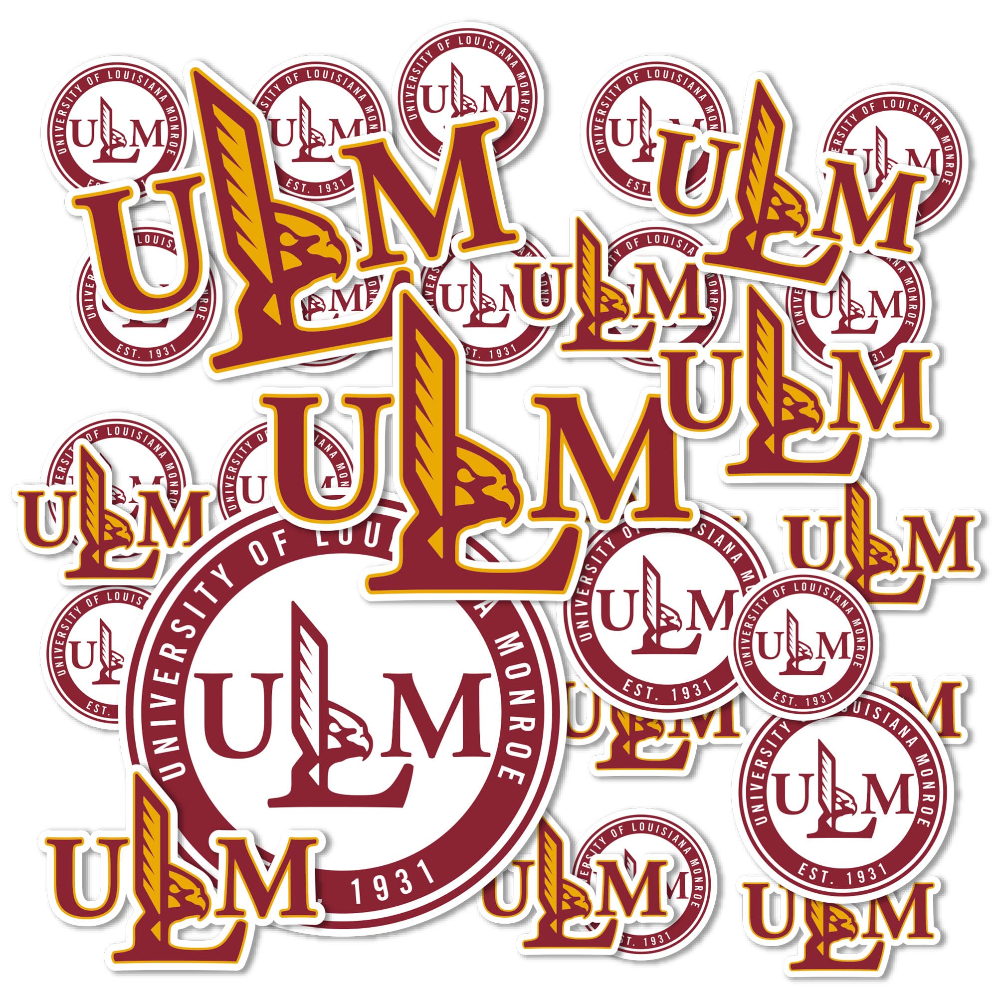 Amazon.com: Desert Cactus University of Louisiana Monroe Stickers ULM ...