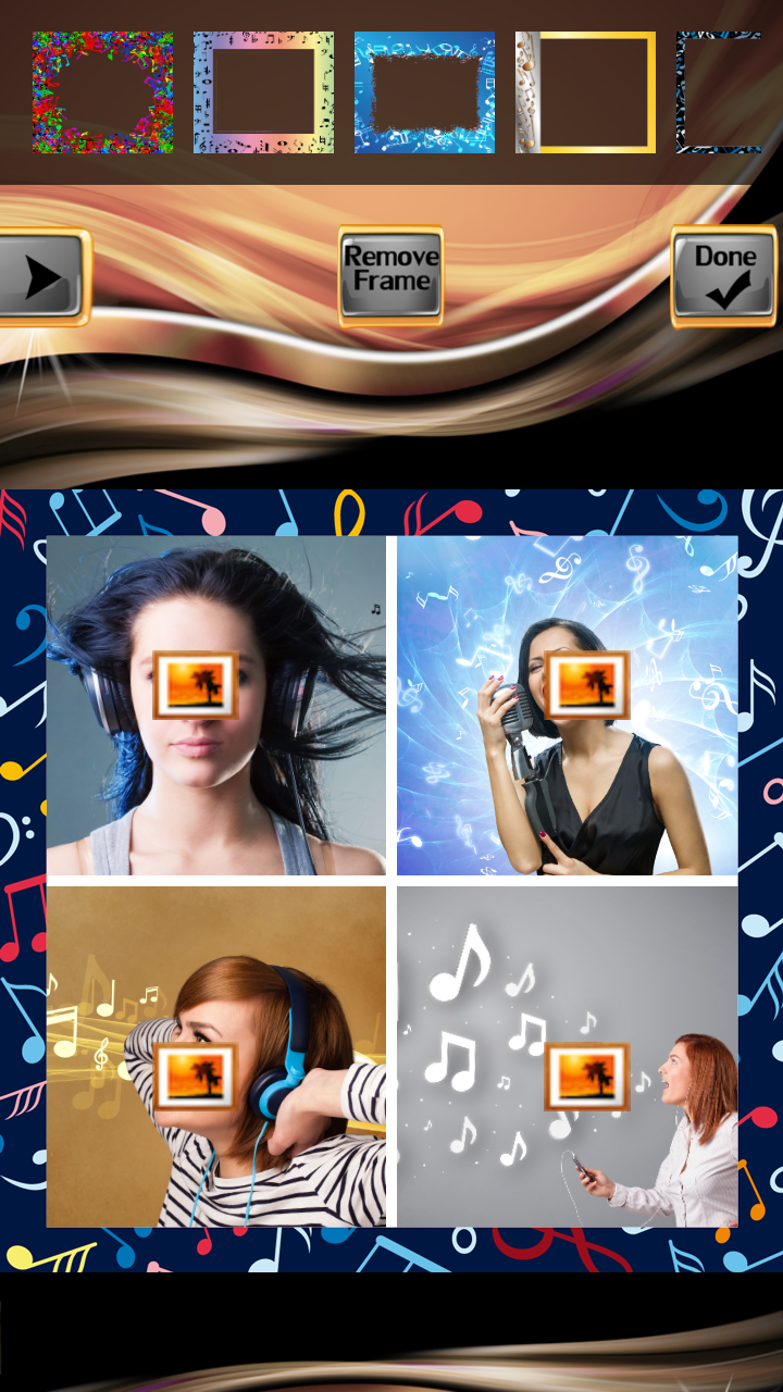 Music Notes Photo Collage - App on the Amazon Appstore