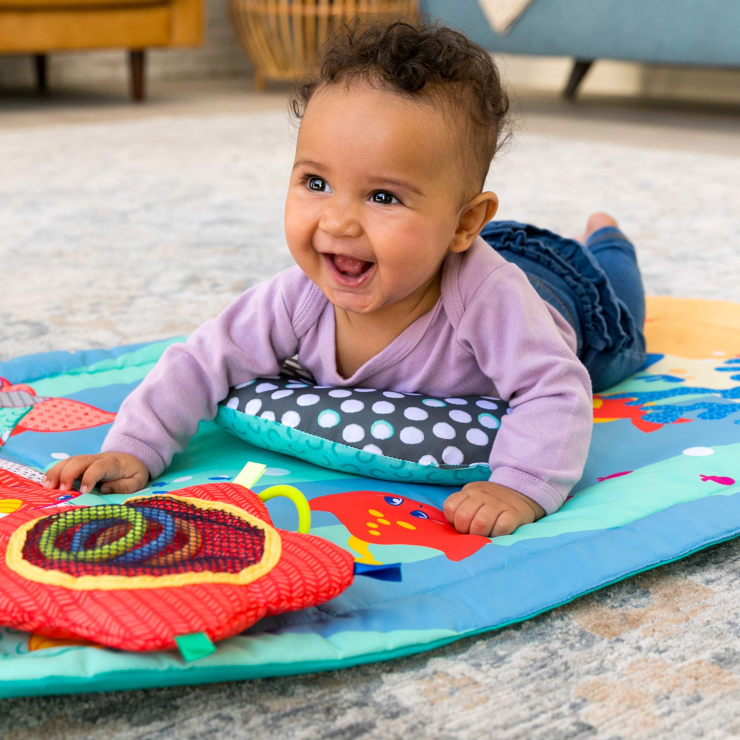 Snapklik.com : Infantino 3 Stage Above & Beyond Tummy Time Mat - 3 Play ...