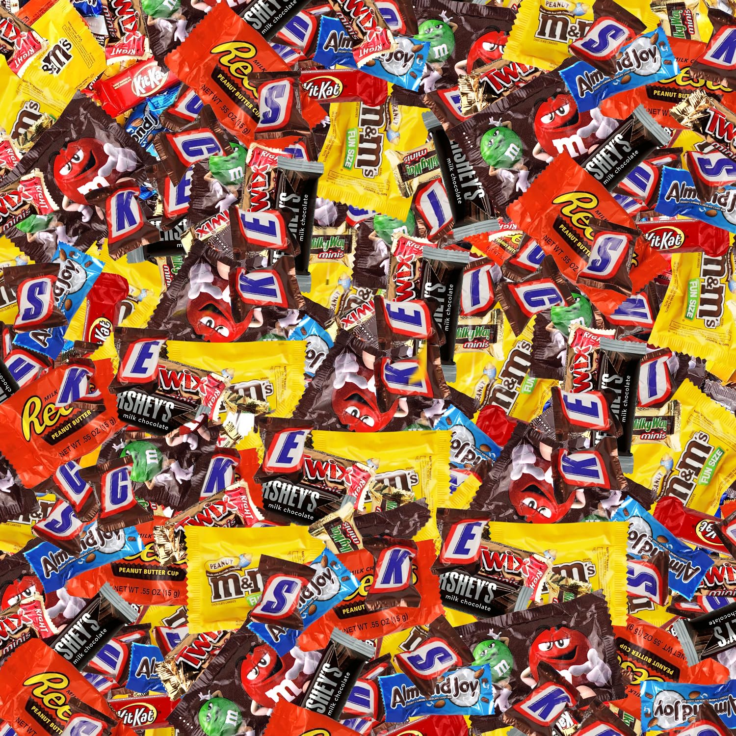 Amazon.com: Assorted Chocolate Candy Mix - Individually Wrapped Milk ...