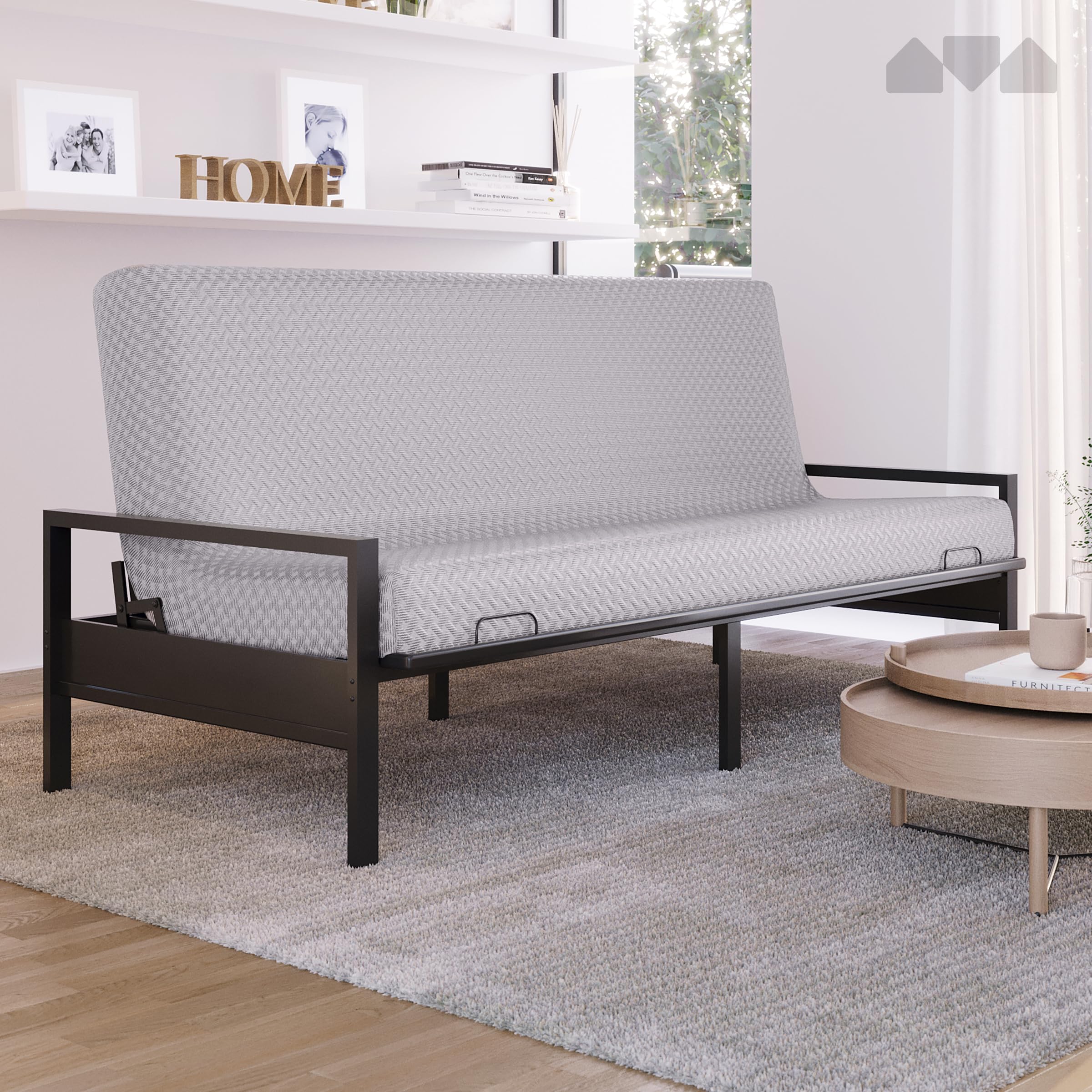 Snapklik.com : Milliard Metal Futon Frame Space-Saving Modern Futon ...