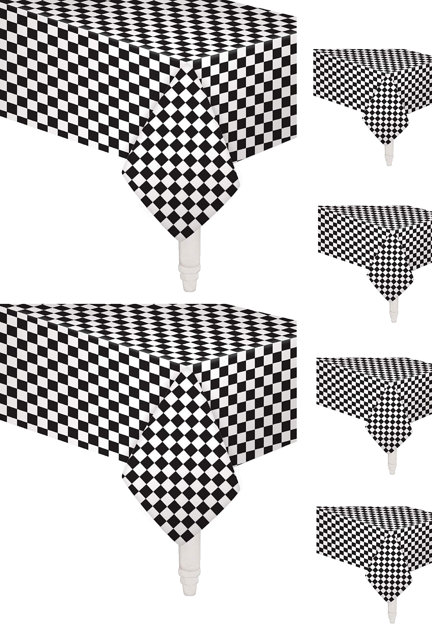 Amazon.com: Beistle 3 Piece 50's Theme Soda Shop Tablecovers, 54" x 108 ...