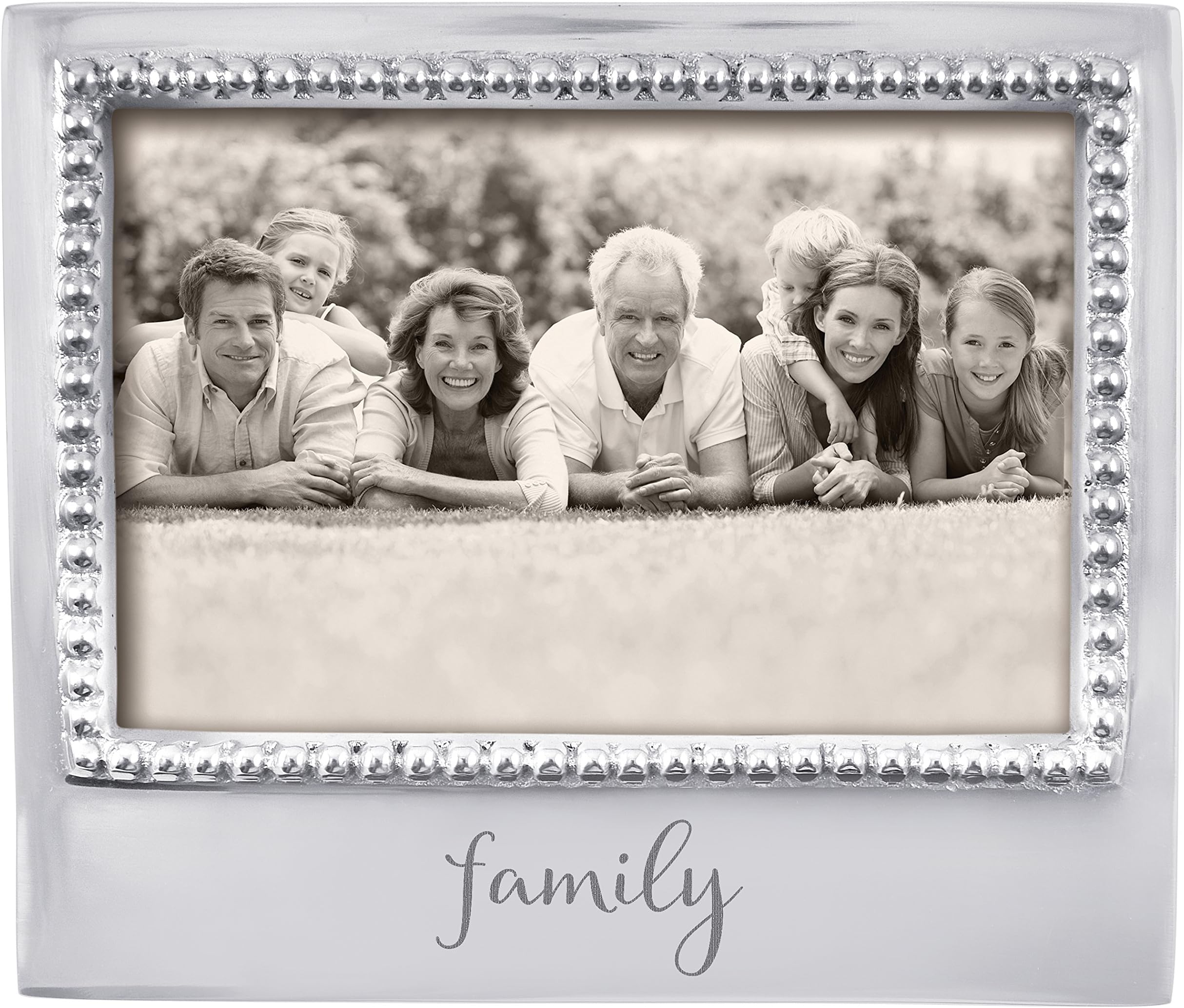 Amazon.com - MARIPOSA Sueno Bordered Frame, 5 by 7-Inch, silver ...