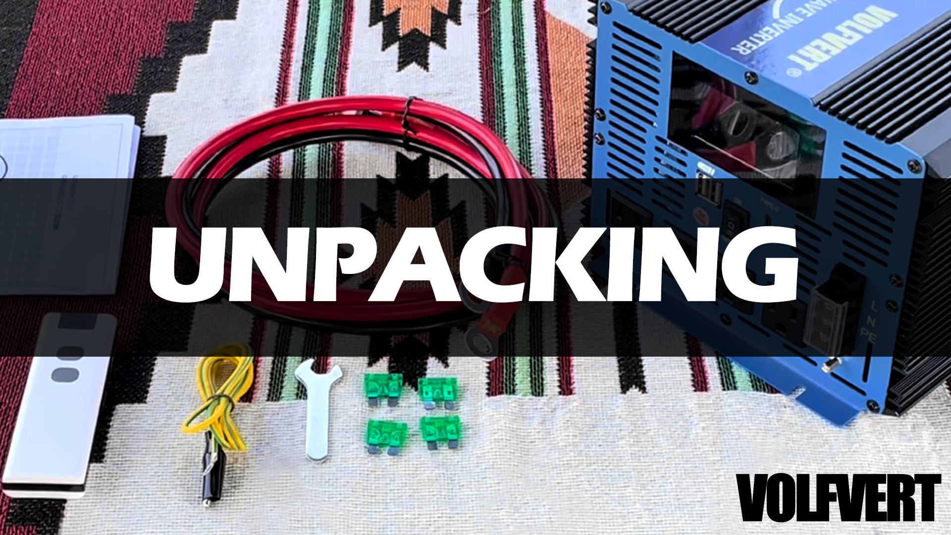 Watch What you'll get in the VOLFVERT power inverter set on Amazon Live