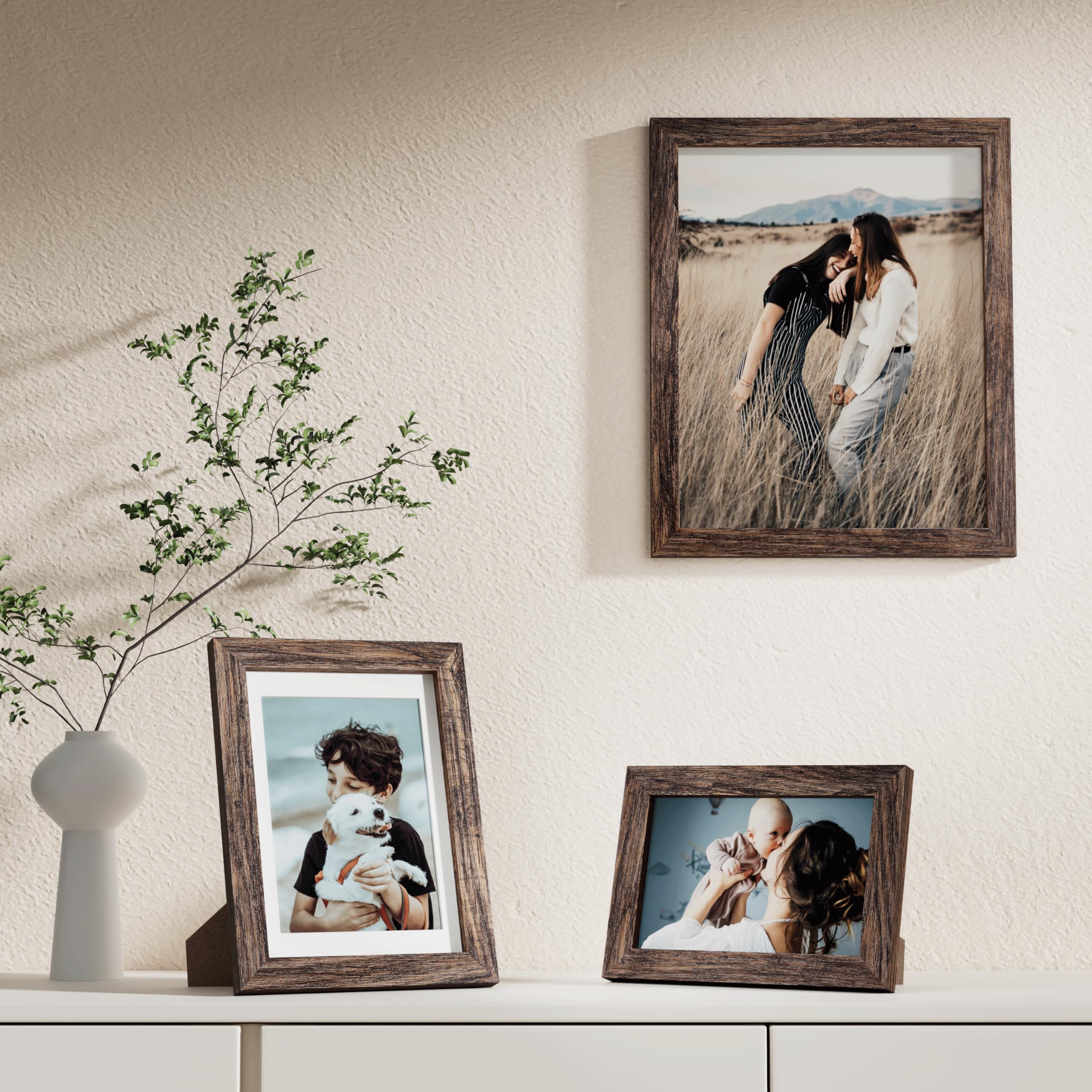 Snapklik.com : Vittanly 10 Pack Picture Frames Collage Wall Decor ...