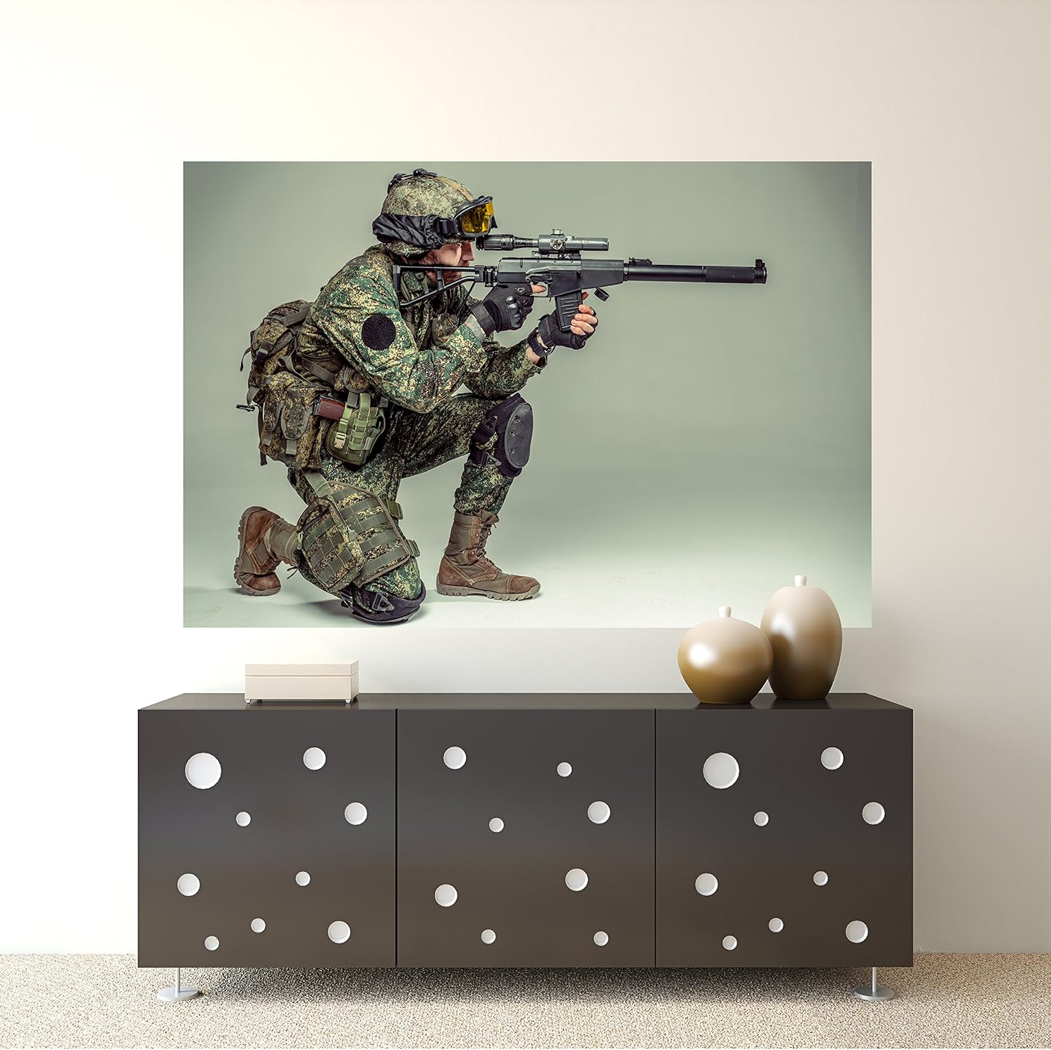 Amazon.com: Military Sharpshooter Wall Mural/Military Marksman ...