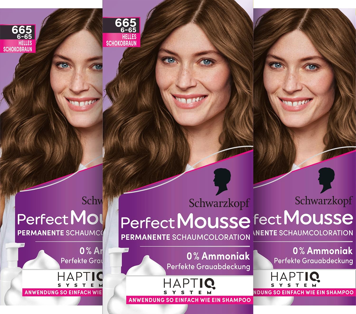 Schwarzkopf Perfect Mousse Permanent Foam Colouration 665/6-65 Light ...