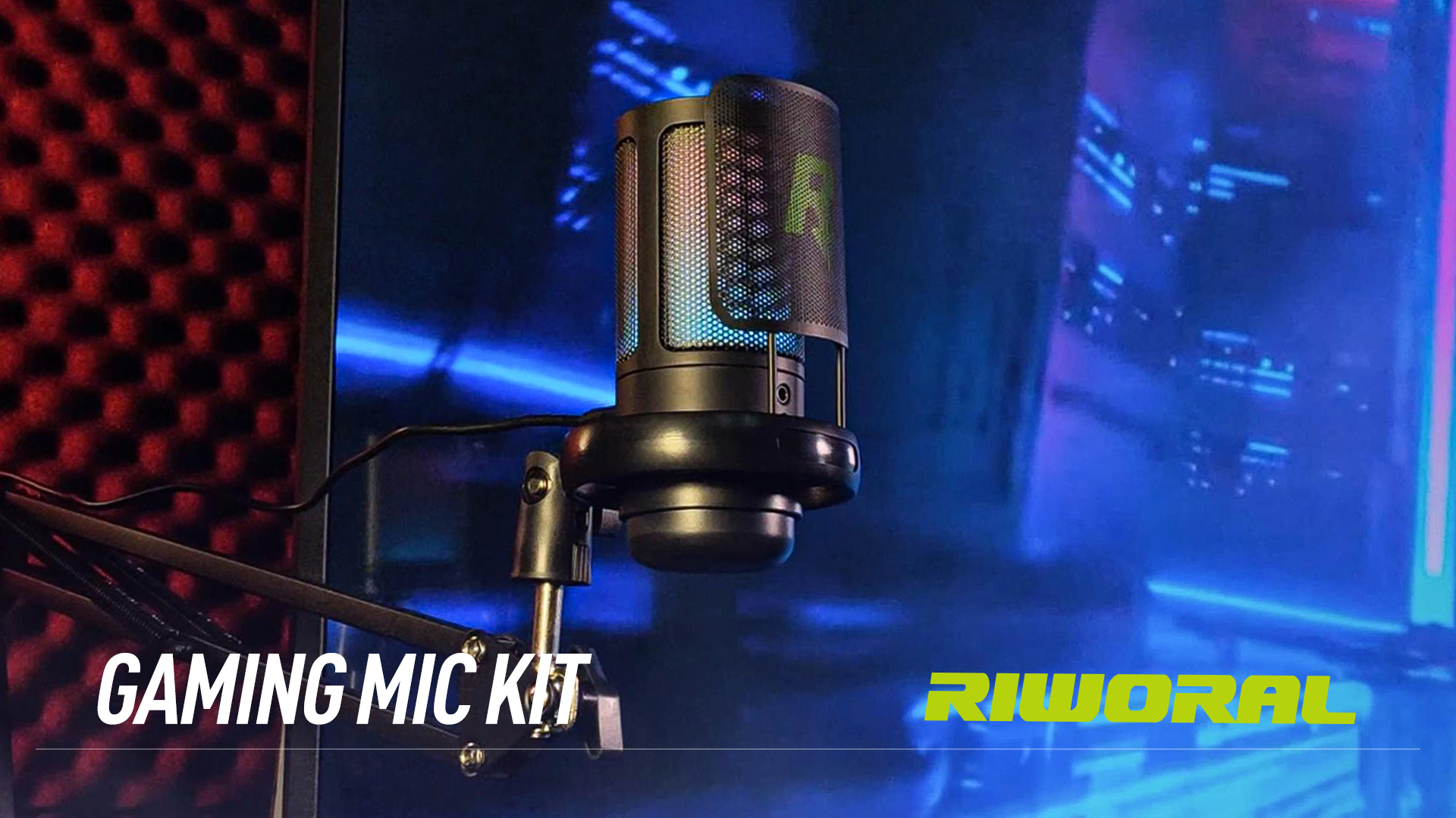 Watch Riworal Gaming Mic Kit RG04 on Amazon Live