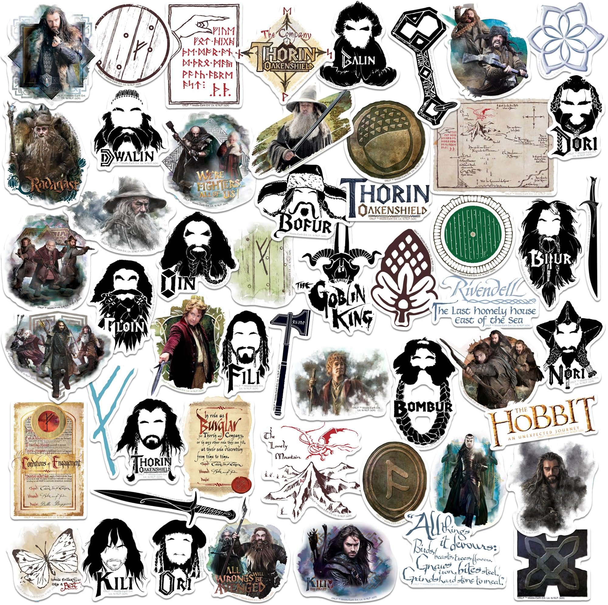 Amazon.com: Lord of The Rings Elves of Middle-Earth 100ct Vinyl Large ...