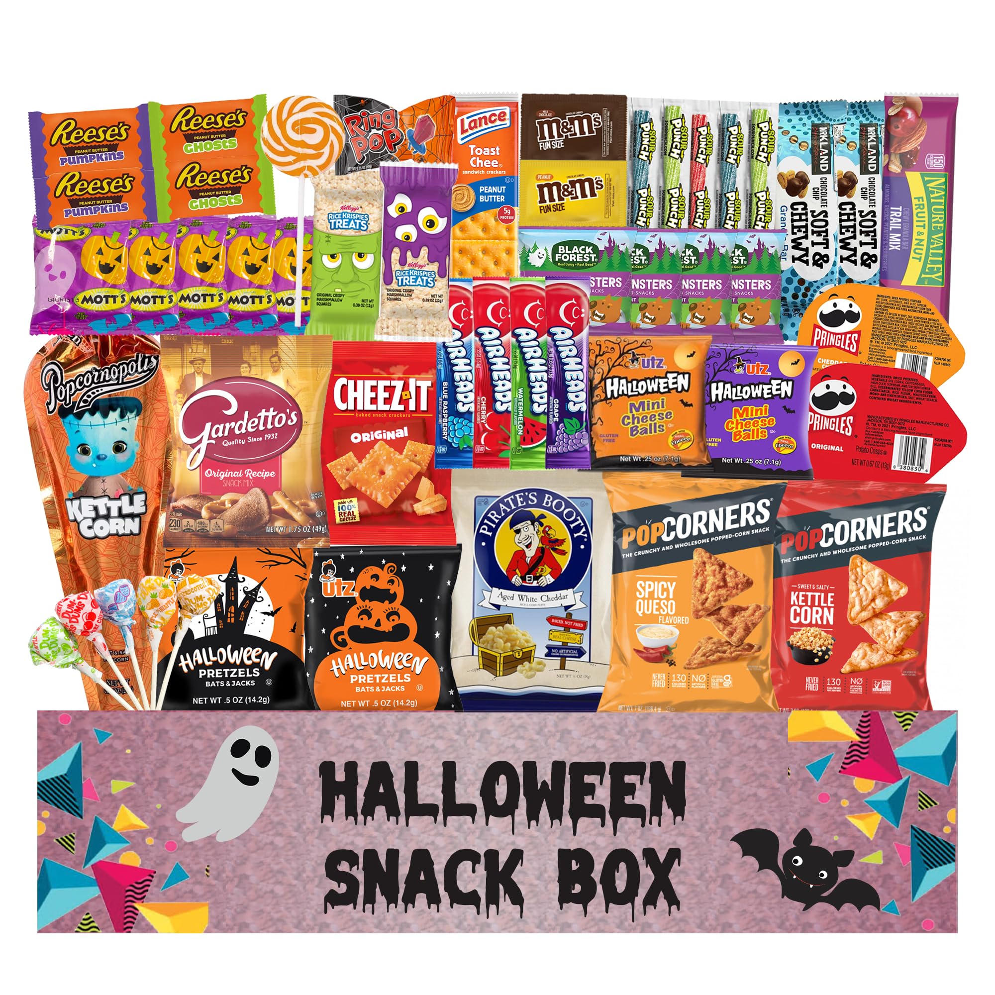 Amazon.com : Jumbo Jumble Halloween Snack Box (50 Count) Variety Care ...