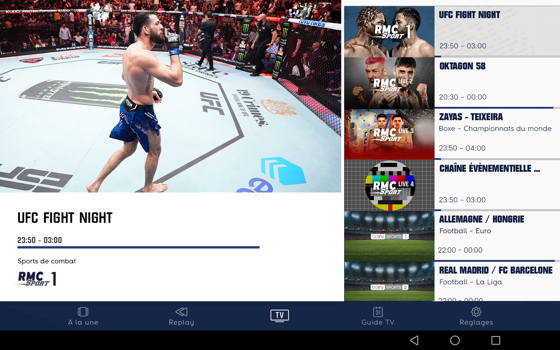 RMC SPORT - Application sur Amazon Appstore