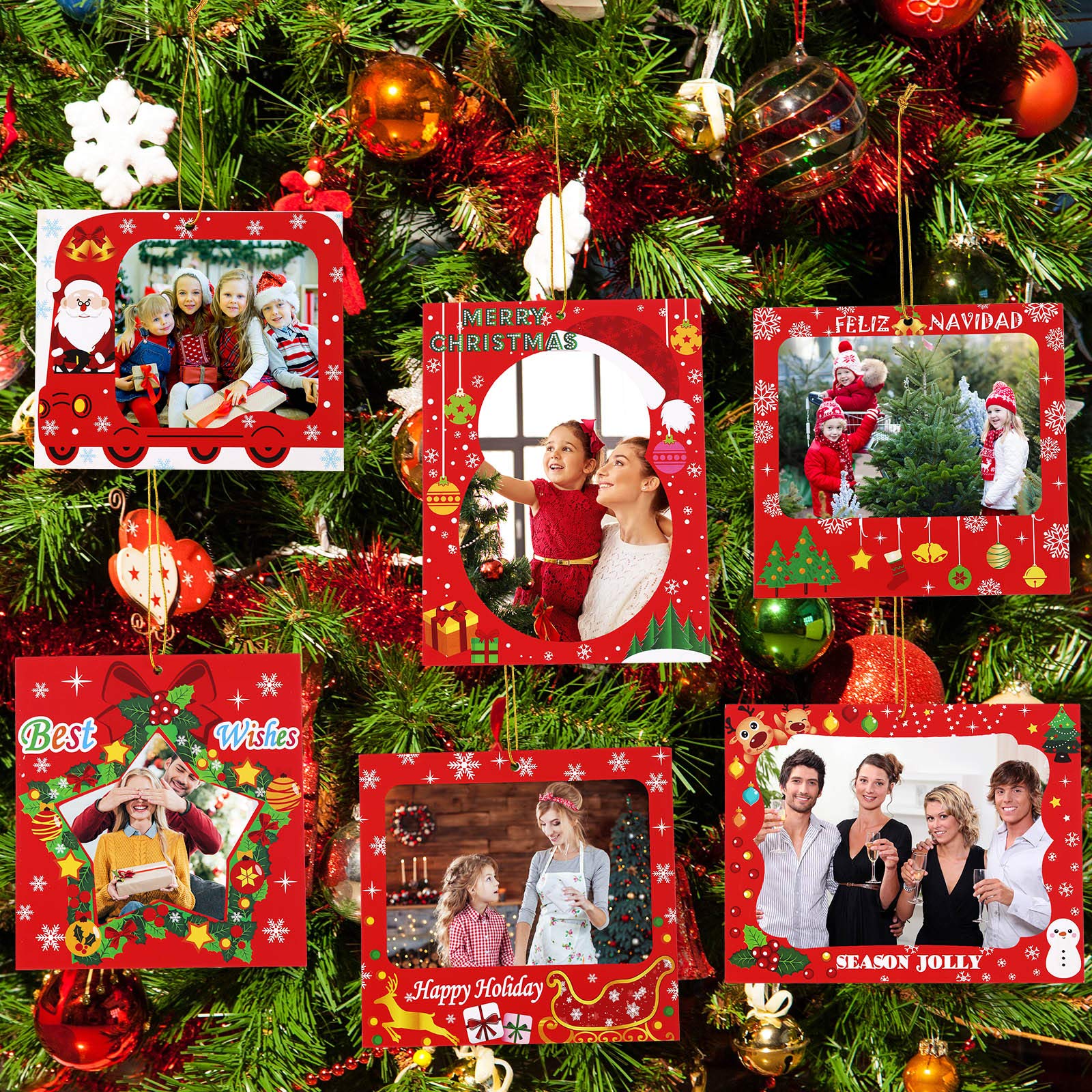 Marcos Para Arboles De Navidad Decoración Para Fotos Verticales De