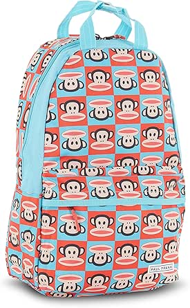 Paul Frank Mochila Monkey Allover - Azul claro Julius the Monkey Allover Backpack : Amazon.com ...