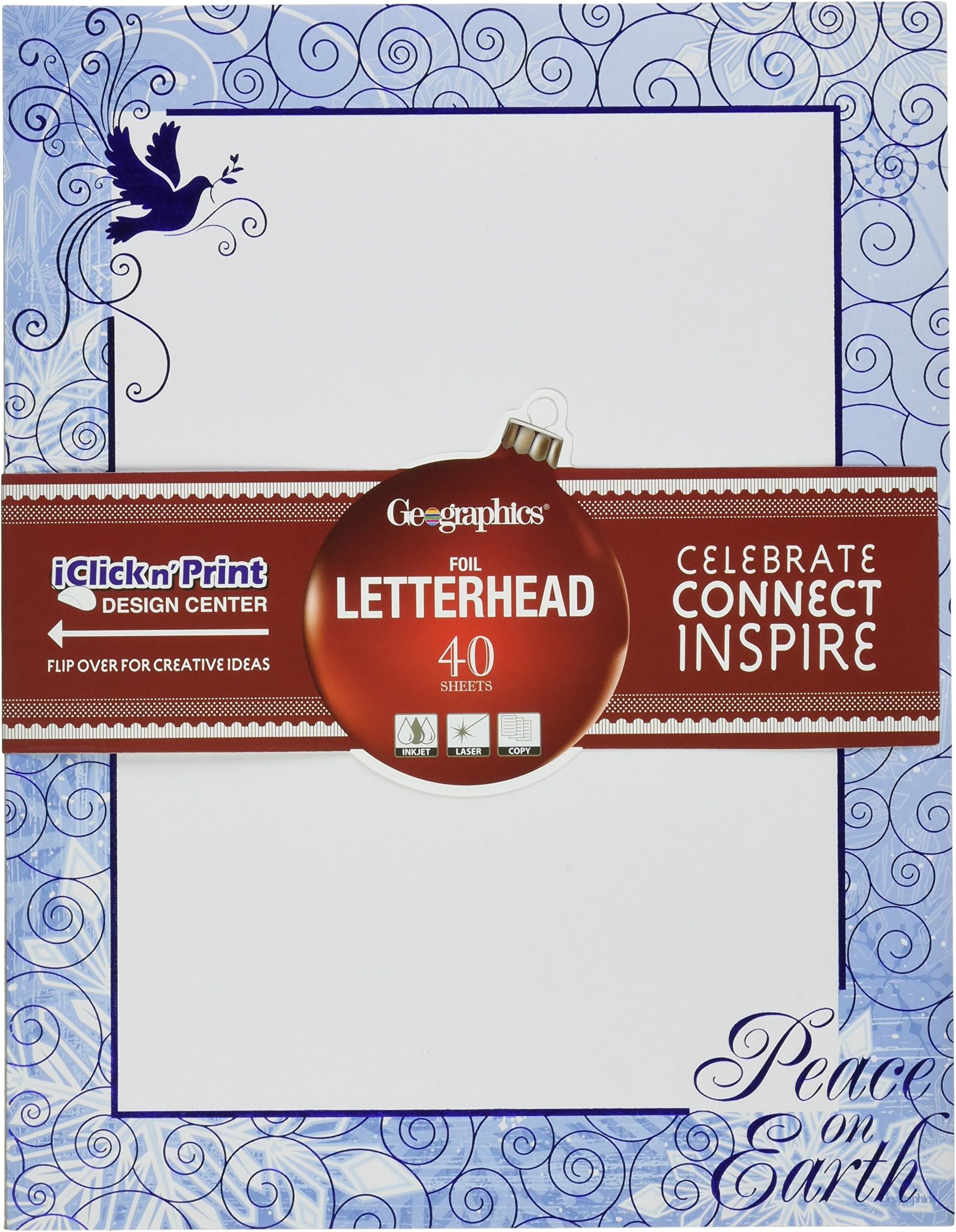 Amazon.com : 48 Sheets Graduation Paper Letterhead 8.5 x 11 Inches ...