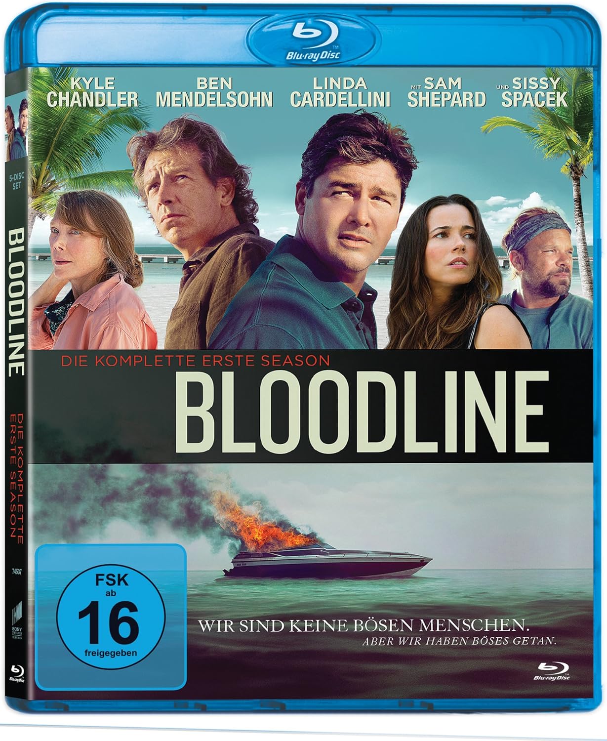 Bloodline-Die Komplette Erste Season-5 Discs [Blu-Ray] [Import]: DVD et ...
