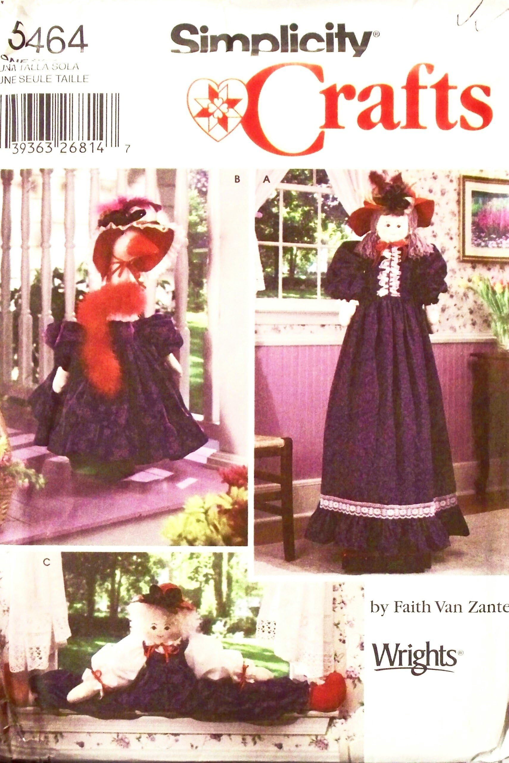 Amazon.com: Simplicity Crafts Sewing Pattern 8177, Bunny & Cleaning ...