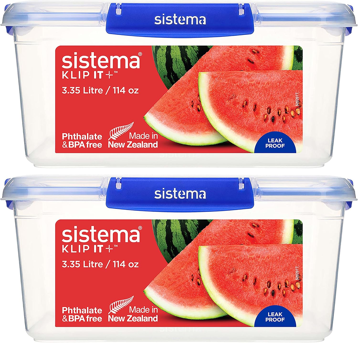 Sistema KLIP IT PLUS Food Storage Containers | 3.35 L | 2 Piece ...