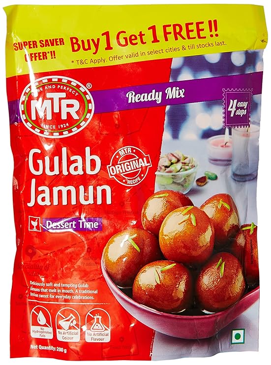 MTR Gulab Jamun Ready Mix, 200Gm : Amazon.in: Grocery & Gourmet Foods