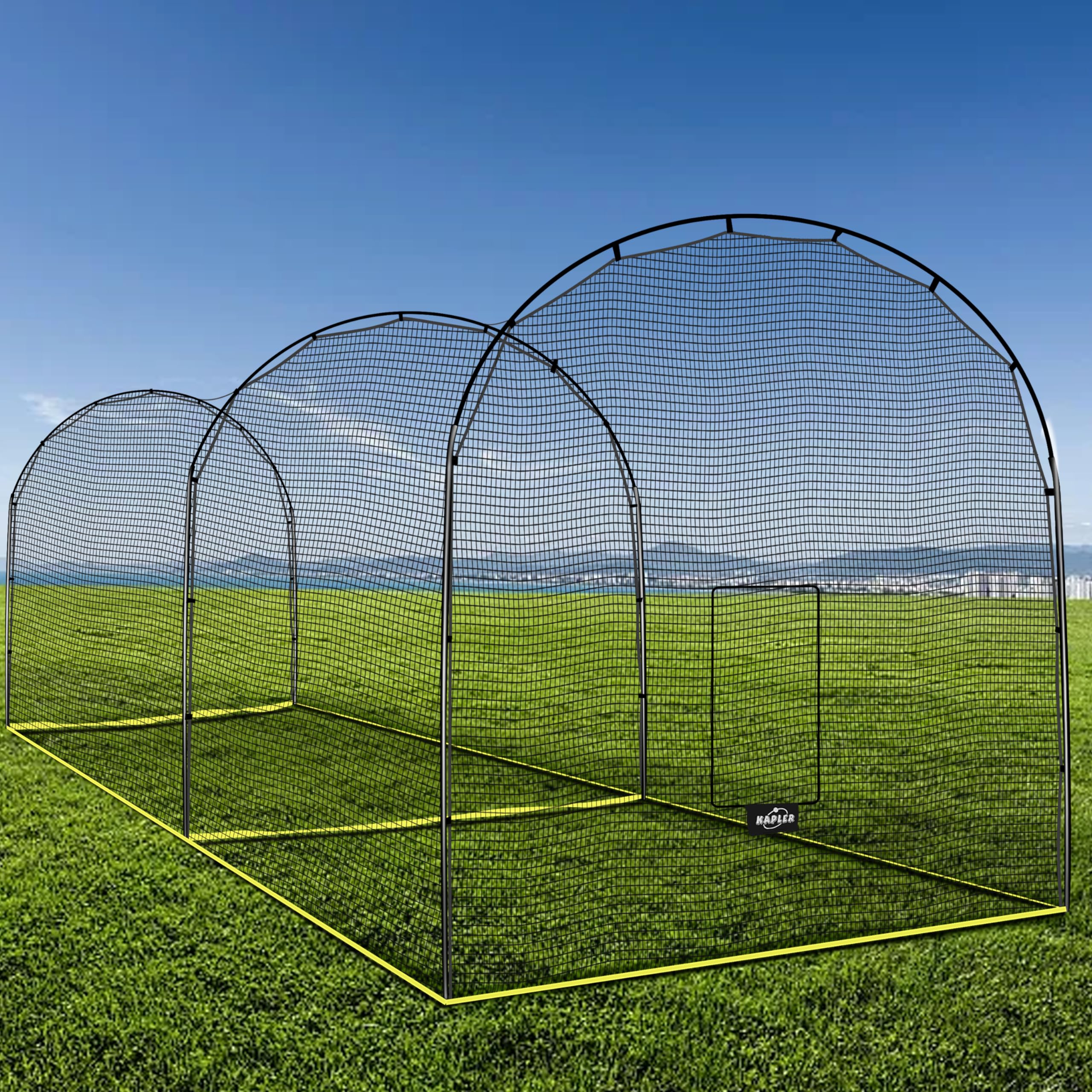 Amazon.com : Kapler Baseball Batting Cage Net - Portable Softball Cages ...