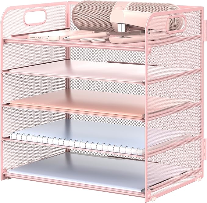 Amazon.com: Sinboun Letter Tray Paper Organizer 5-Tier Desk Organizer ...
