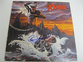 RONNIE JAMES DIO SIGNED AUTOGRAPHED DIO VINYL RECORD ALBUM COA at ...