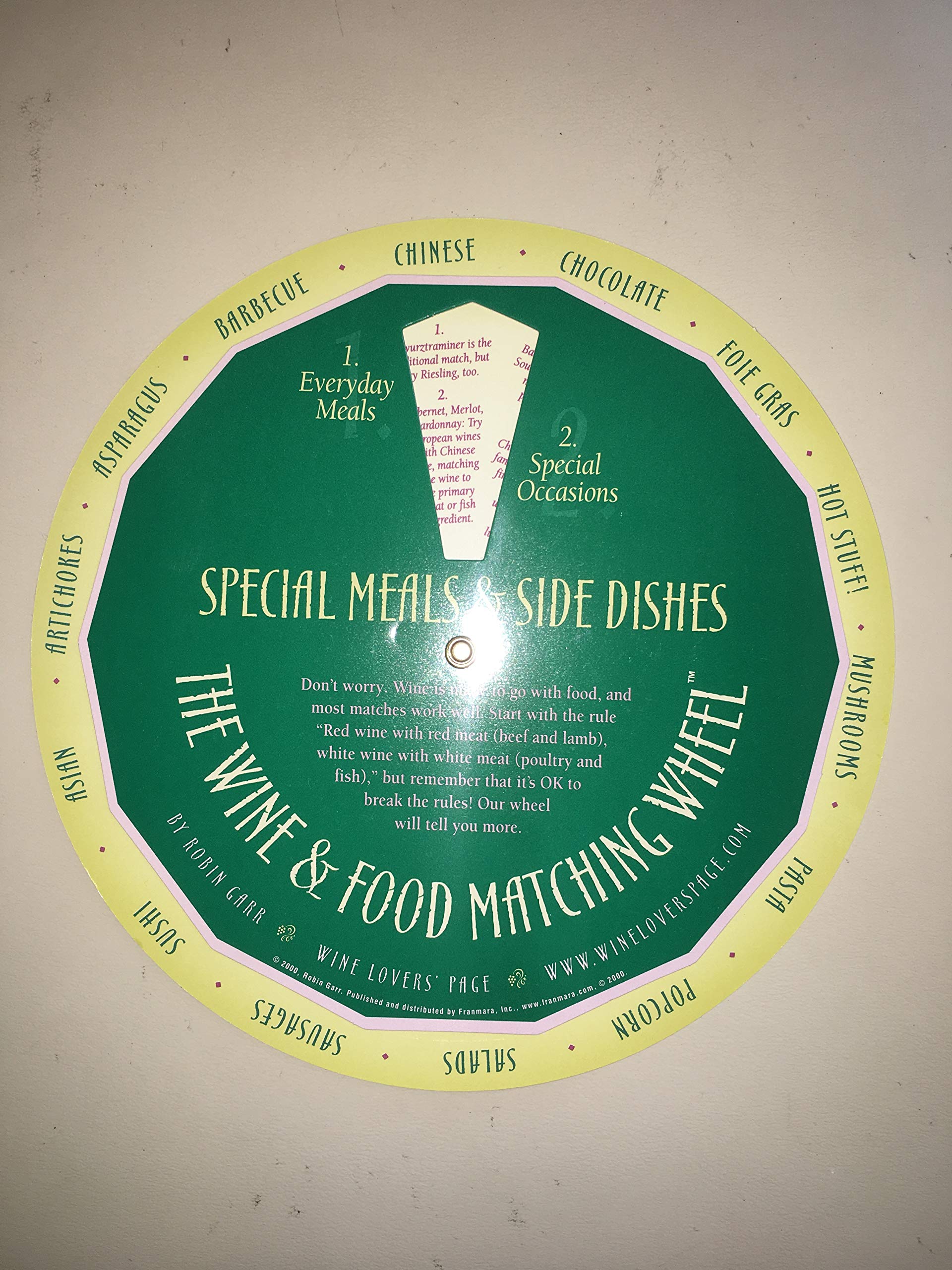 Snapklik.com : Wine And Food Pairing Matching Wheels By Robin Garr