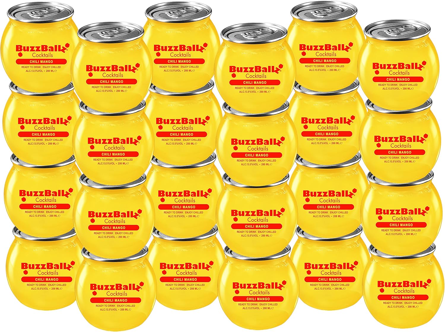 BUZZBALLZ COCKTAILS: Chili Mango 200ml 13.5% Alcohol |Premixed Mango ...