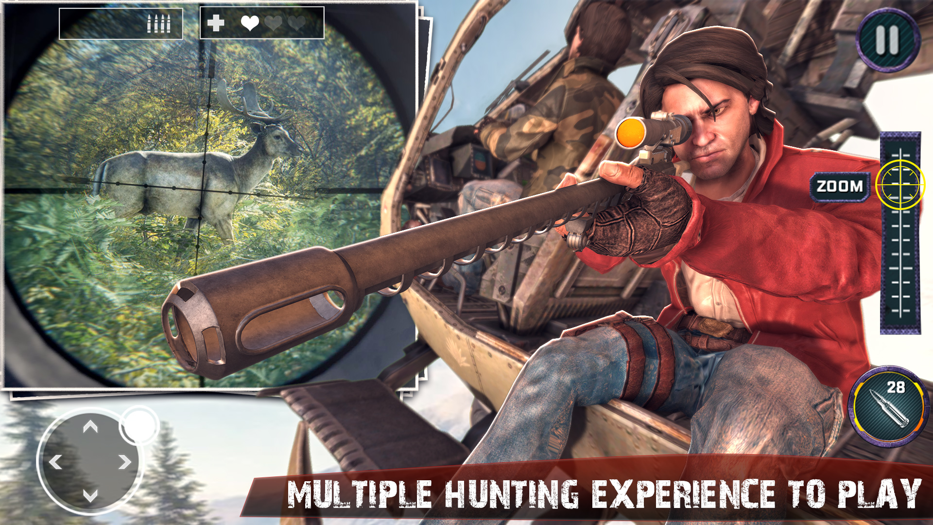 Wild Hunter 3d Hunting Games Hunting Sniper Shooting Dinosaur Hunting ...