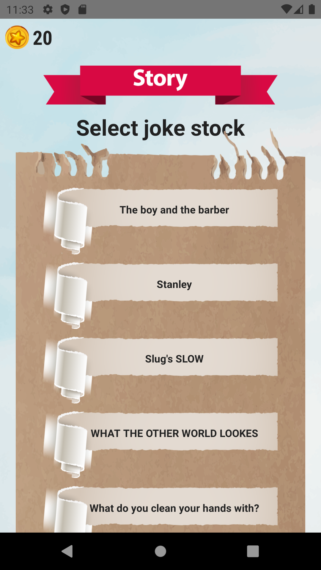 Jio Story - Selected joke stock - App on Amazon Appstore