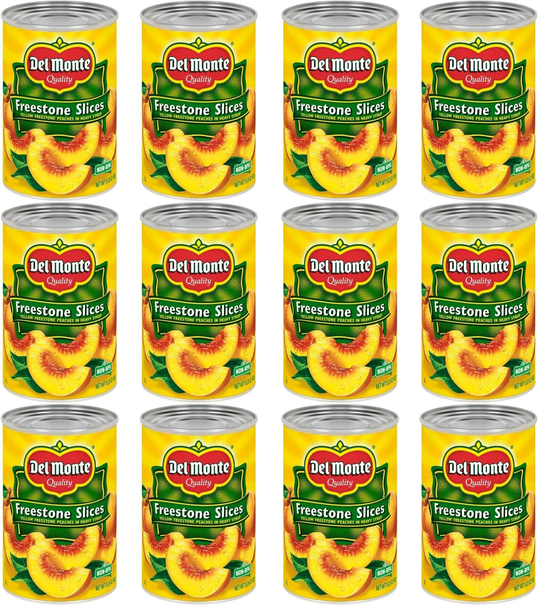 Amazon.com : Del Monte Sliced Pears, Bartlett Pears In Heavy Syrup, 15. ...