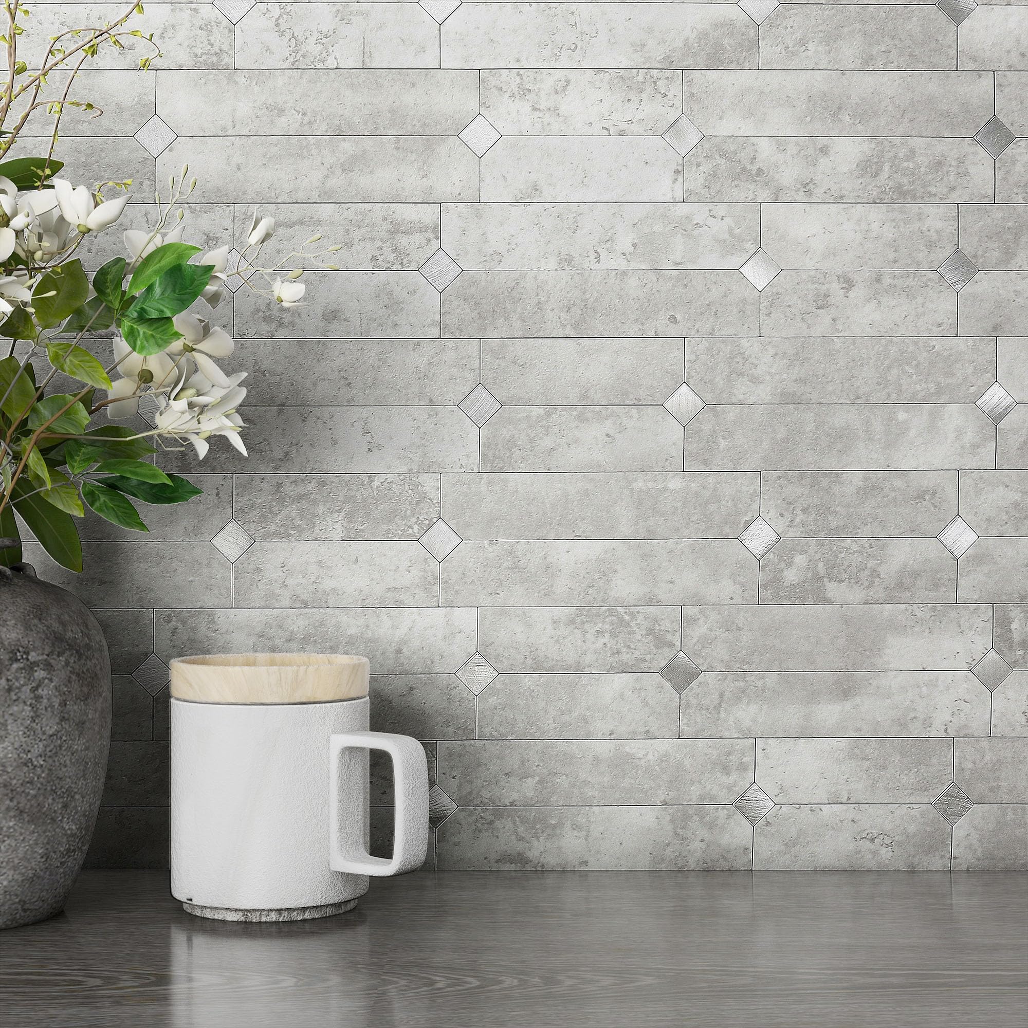 MOFIT Peel and Stick Tile Backsplash Stone Matte Finish,Wall Panels ...