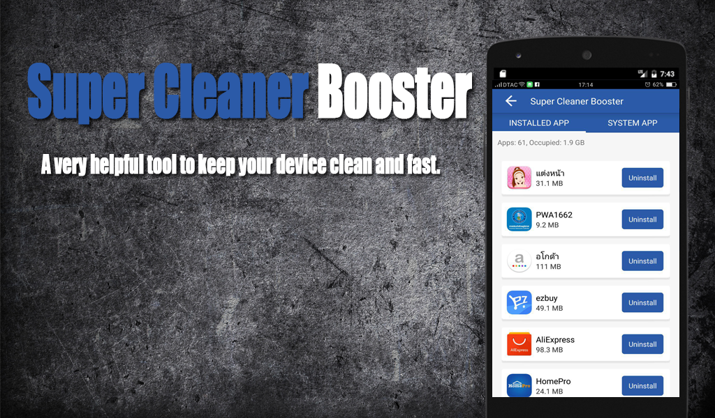 Super Cleaner Booster - App on Amazon Appstore