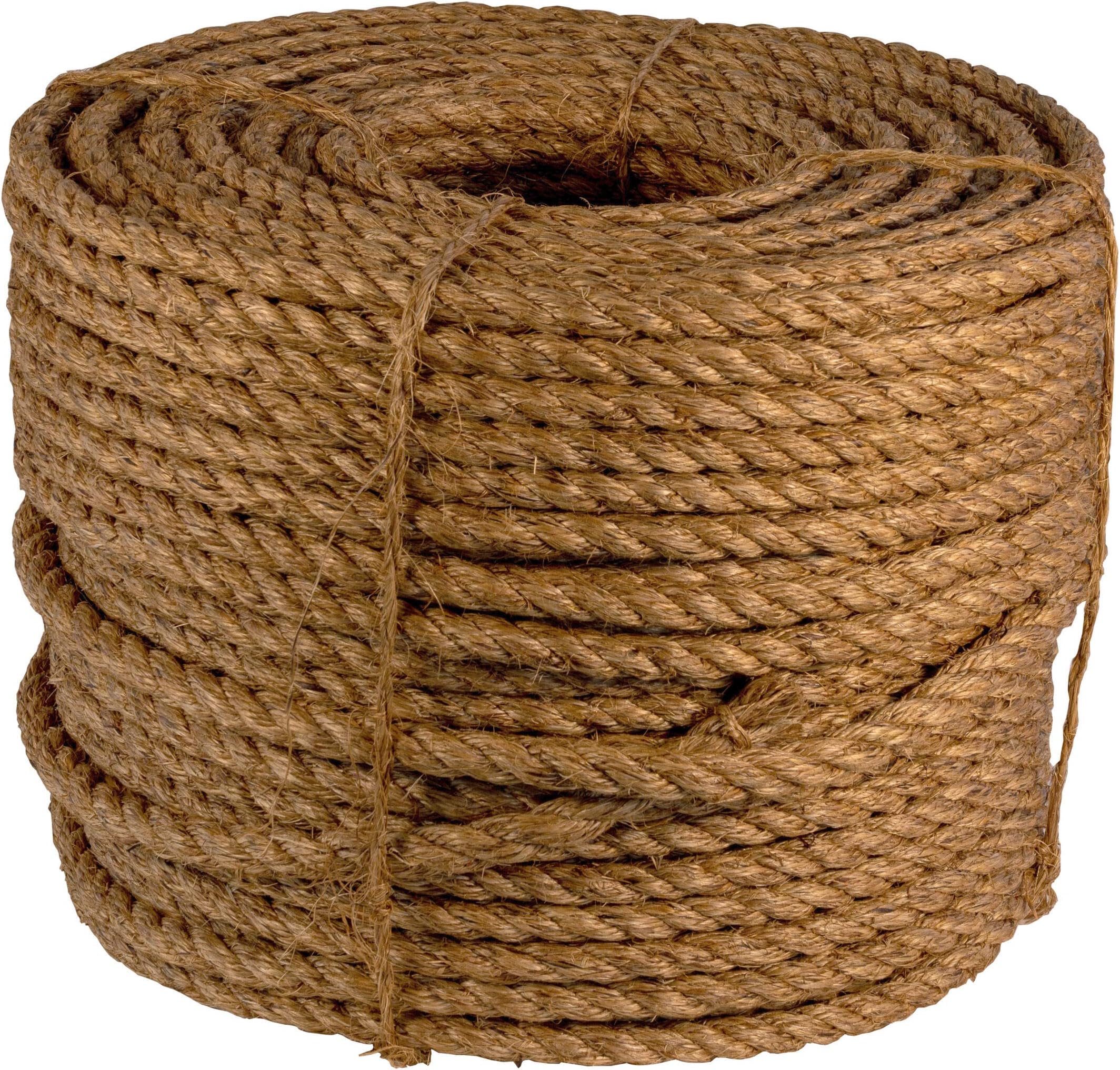 Amazon.com: GWP 5/8" x 600' 3 Strand Yellow Polypropylene Rope (5,580 ...