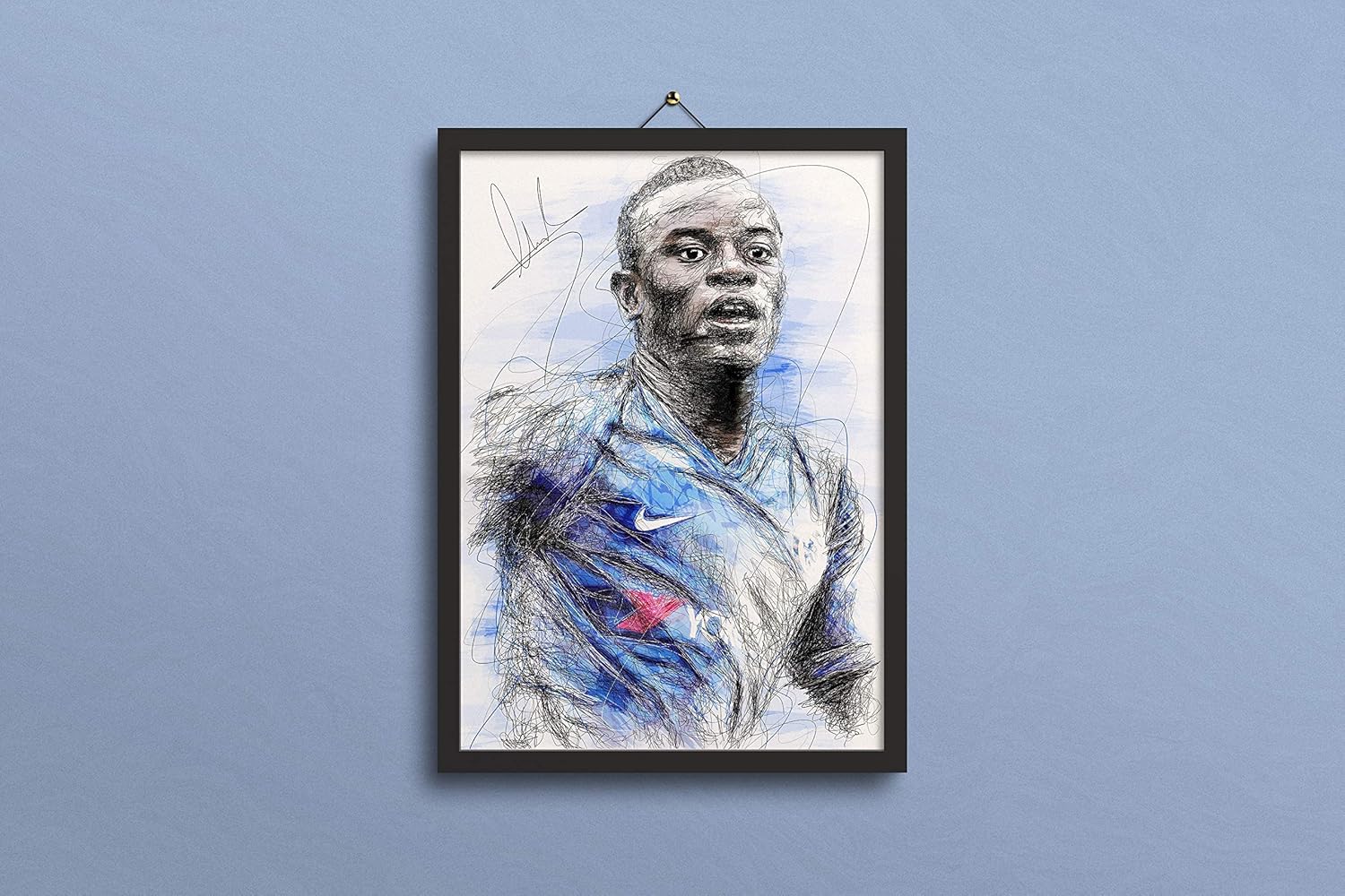 N'Golo Kante Print, N'Golo Kante Poster - A5, A4, A3 Size : Amazon.co ...