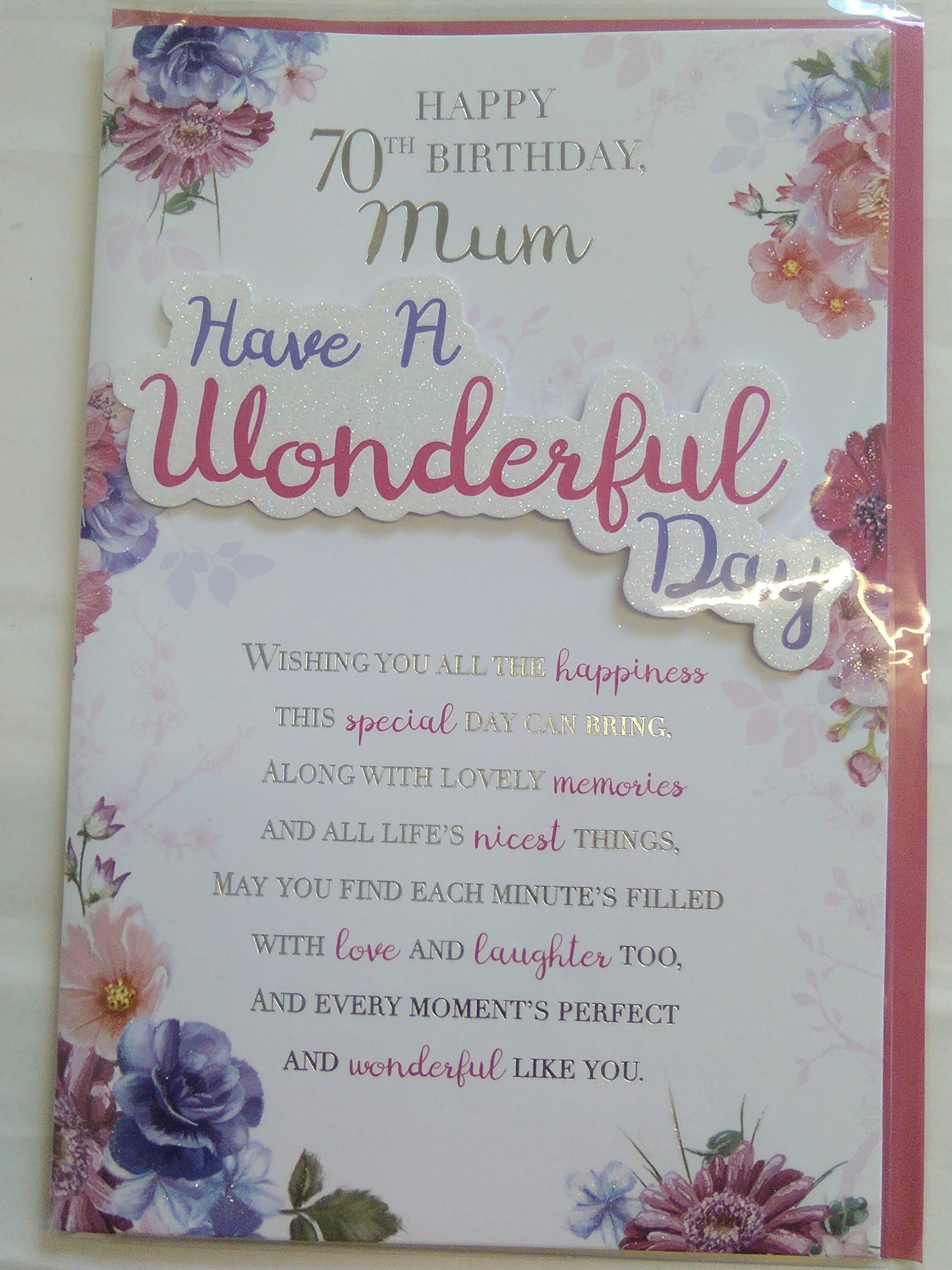 For A Wonderful Friend You're 70 Today Birthday Card Age 70 70th ...