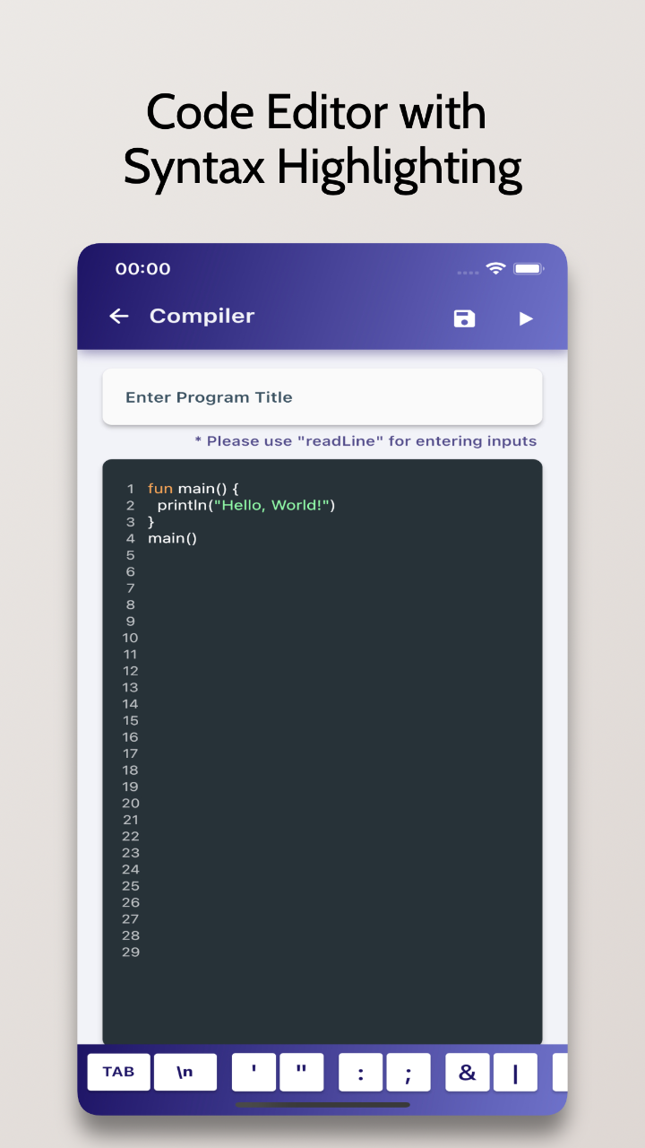 Kotlin Compiler - Run .kt Code - App on Amazon Appstore