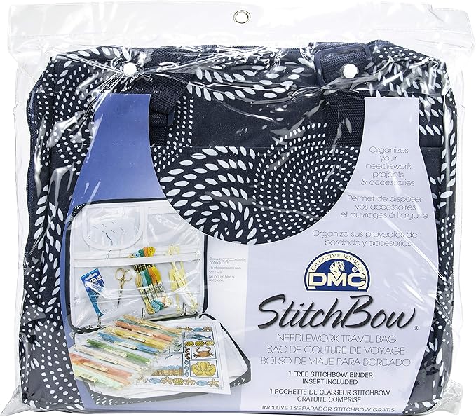 Amazon.com: DMC StitchBow Needlework Travel Bag, 24.5"X14" Open